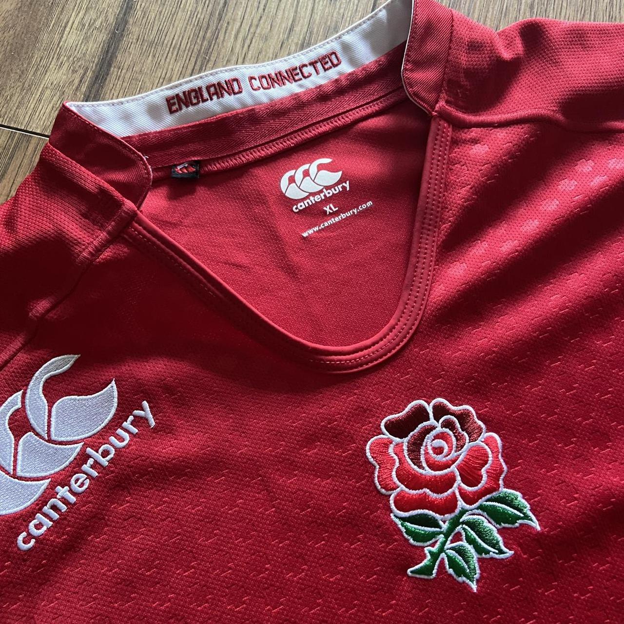 Canterbury England Rugby jersey size XXL Perfect... - Depop
