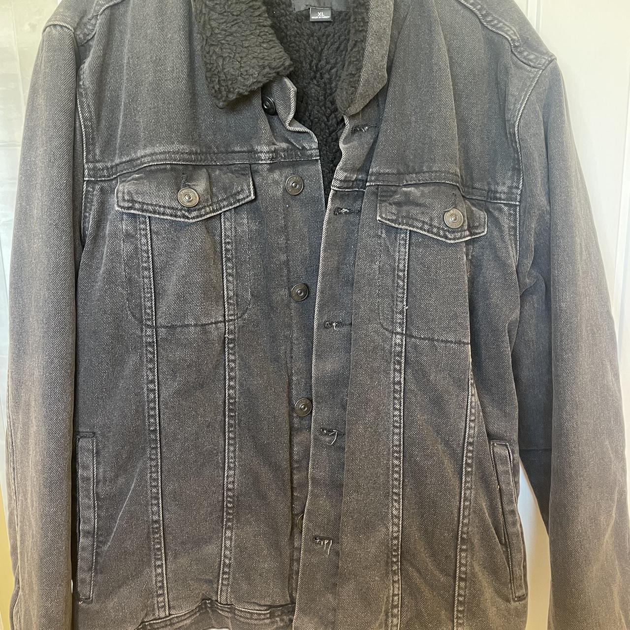 Urban outfitters padded denim jacket Warm jacket... - Depop
