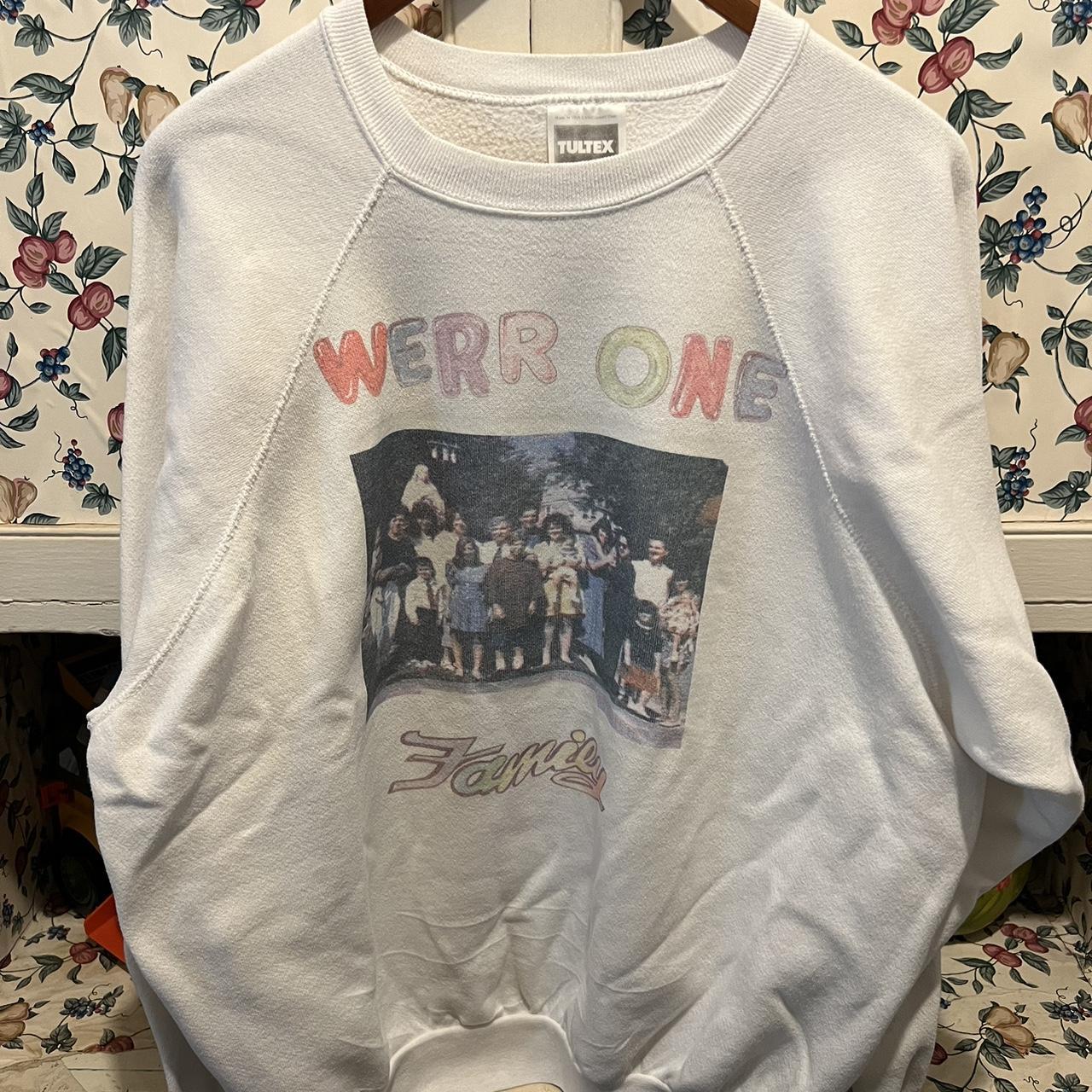 Vintage 90s Werr one Family Crewneck Size tagged... - Depop