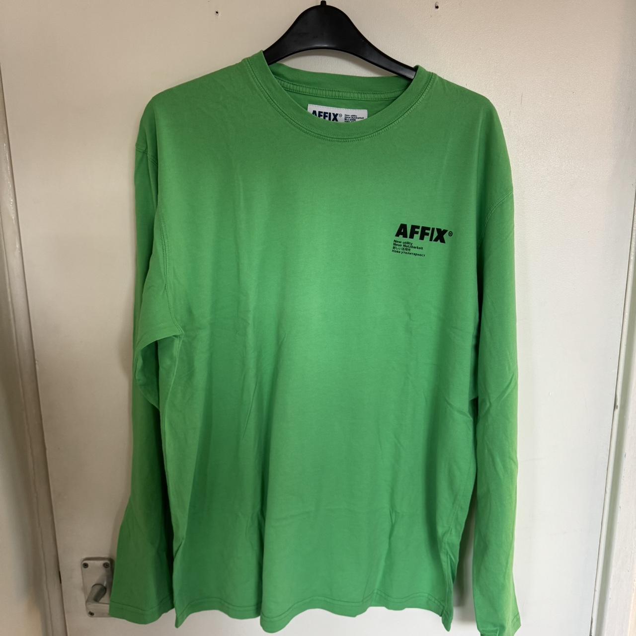 Affix Green long sleeve medium Barely worn - Depop
