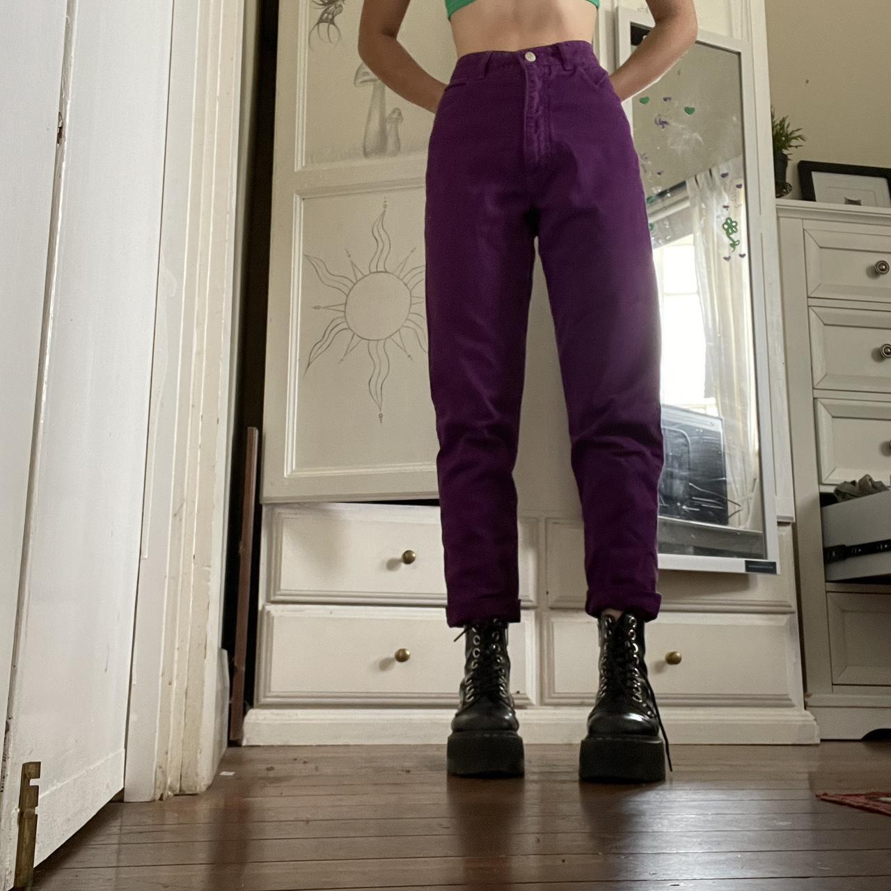 Women's Purple Jeans | Depop