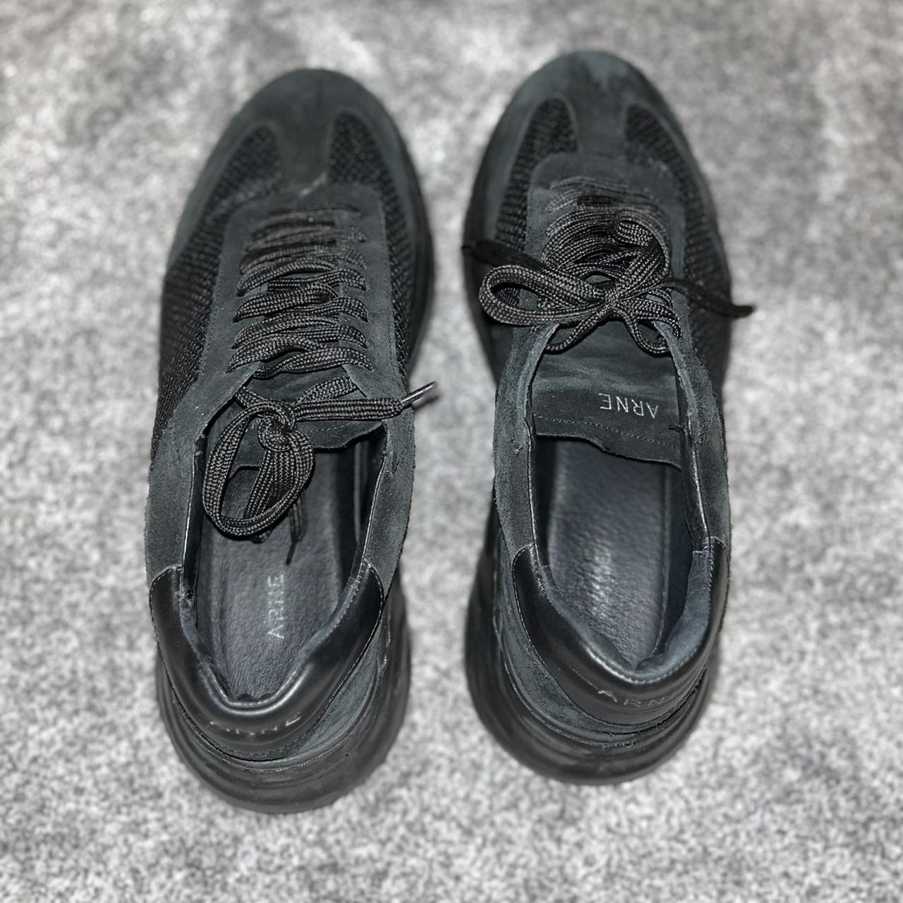 Selling for my bf. Black Arne trainers size 9 All... - Depop