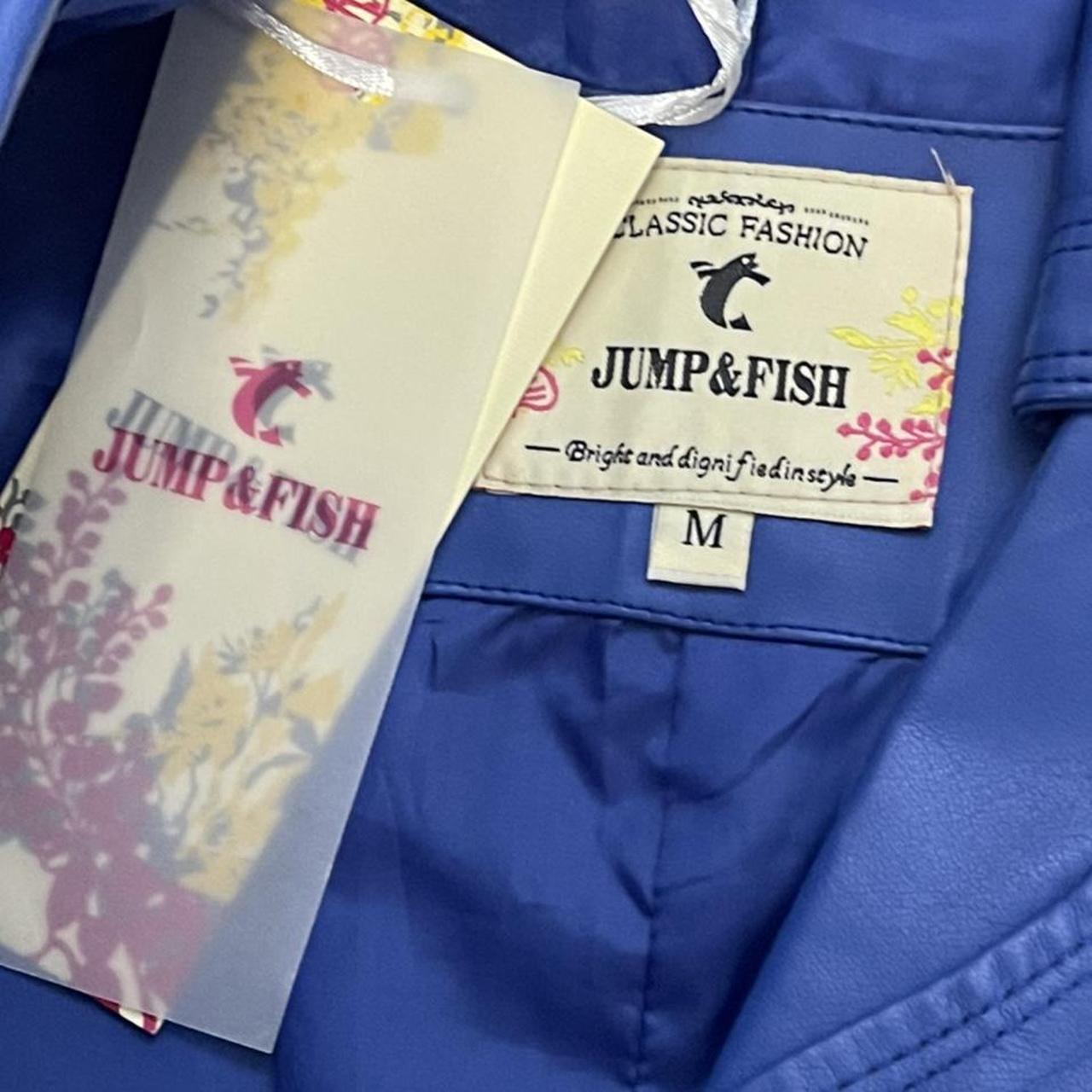 Jump & Fish Trench Jacket PU Leather Size Medium... - Depop