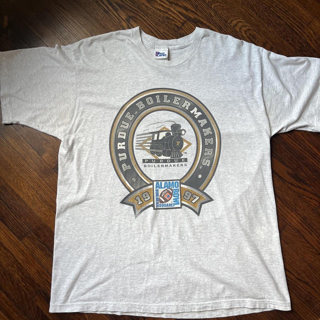 1997 Alamo Bowl Purdue Boilermakers Tee Fits like a... - Depop