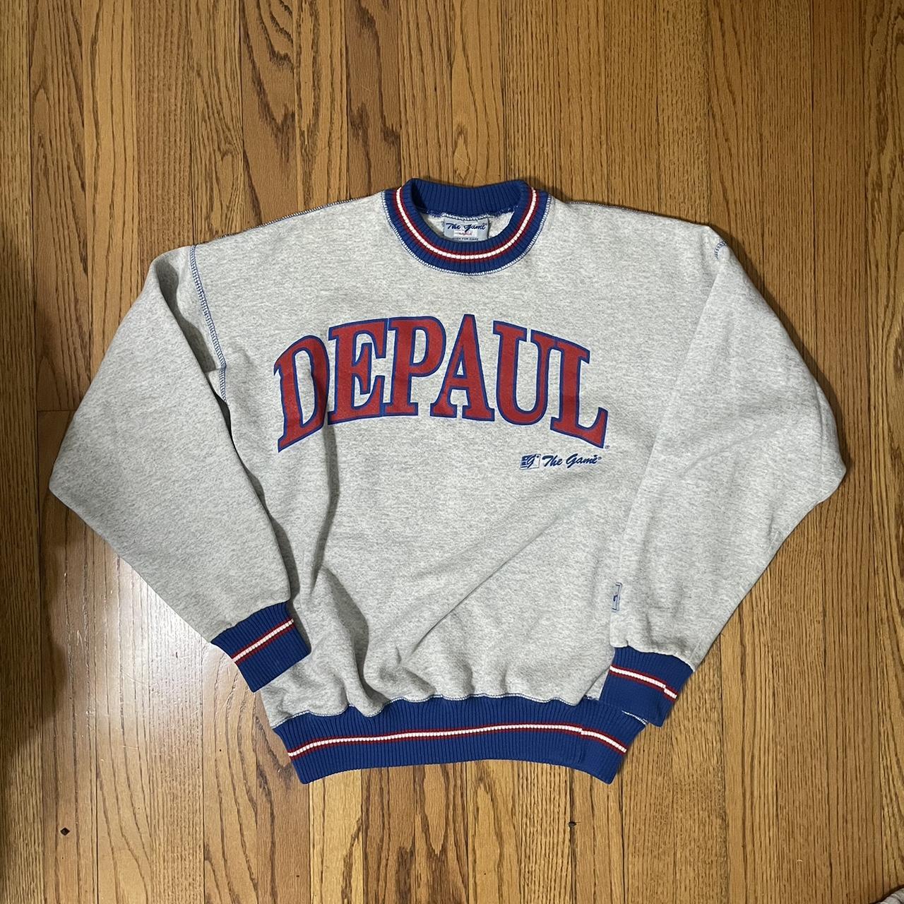 vintage depaul sweatshirt unisex - Depop
