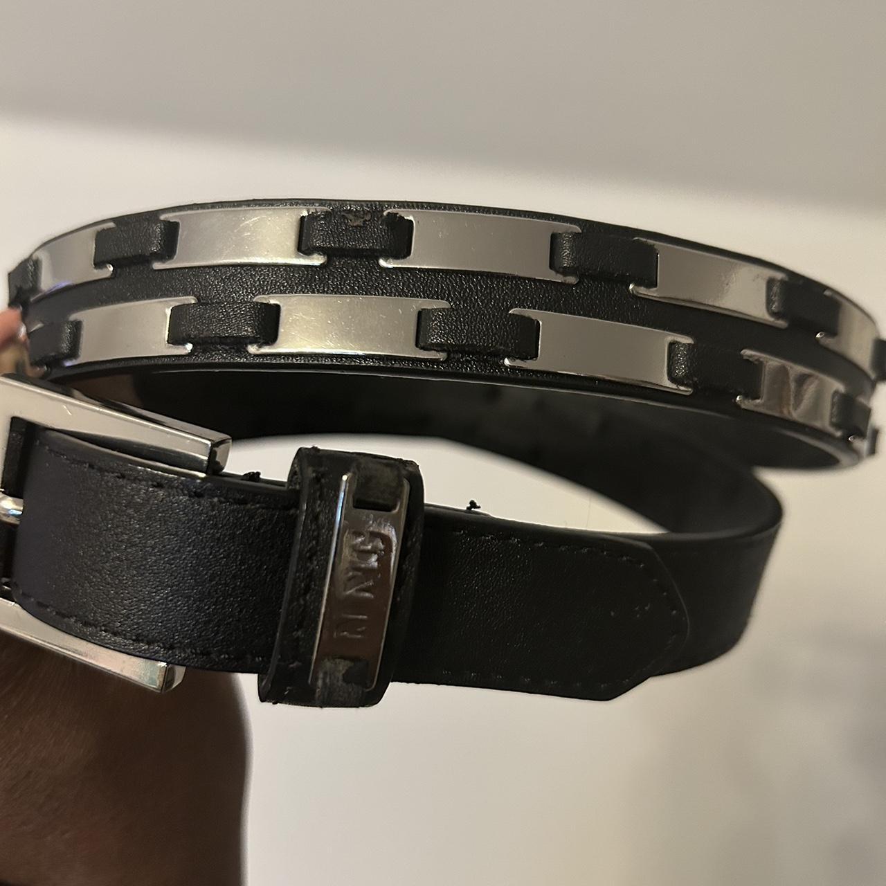 MANGO belt. Cool metallic and leather belt in great... - Depop