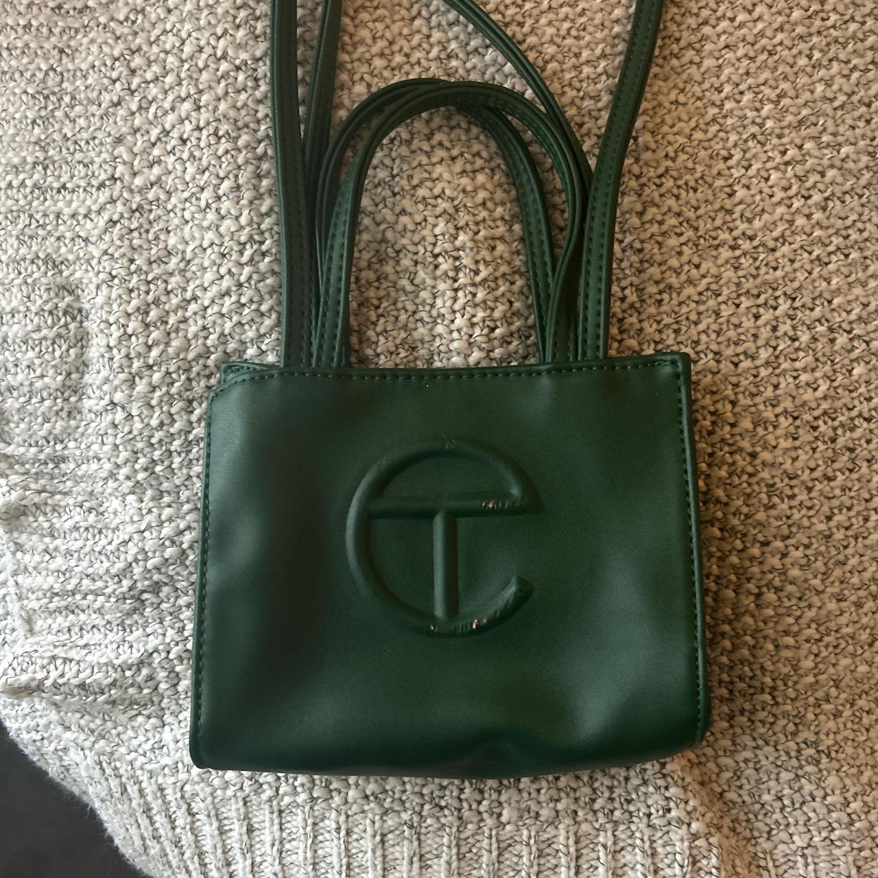 Olive green small telfar! I am the second owner... - Depop