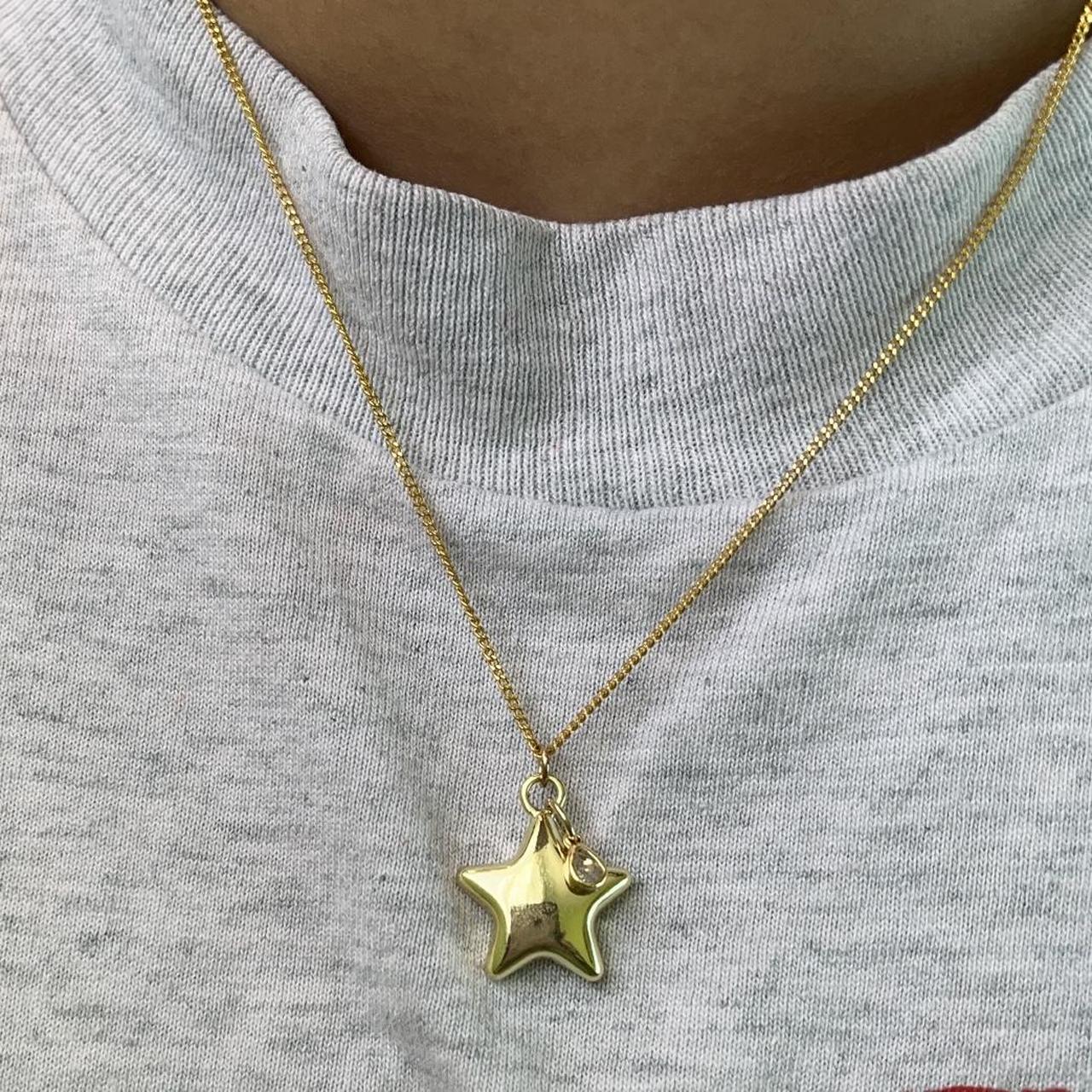 Teardrop Star Chain - handmade by me - 17in chain -... | Depop