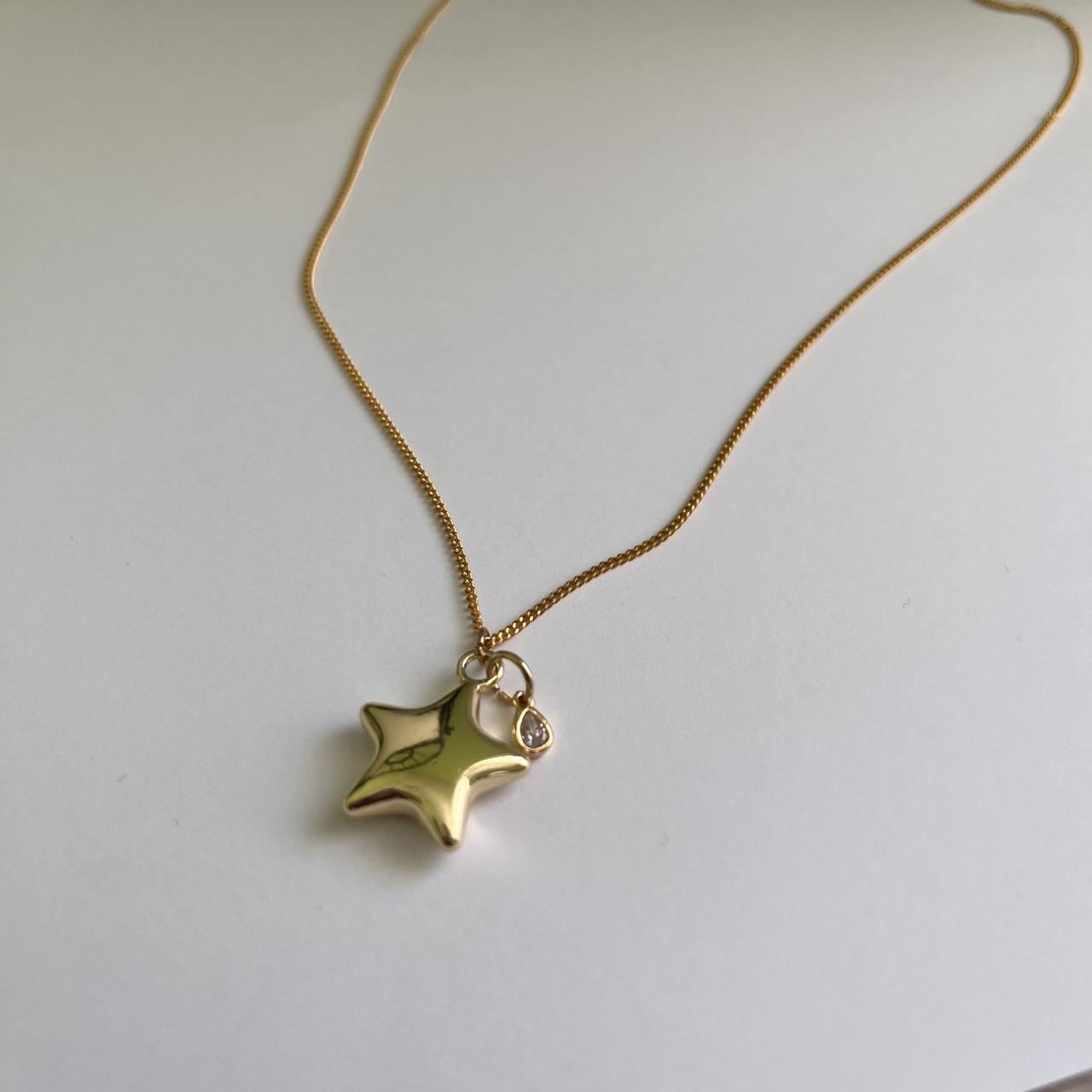Teardrop Star Chain - handmade by me - 17in chain -... | Depop