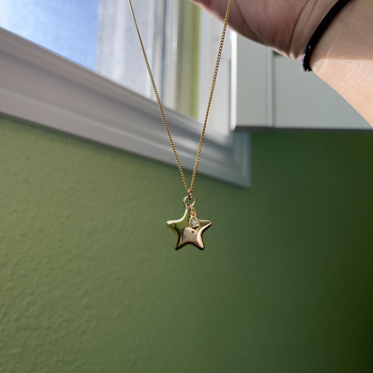 Teardrop Star Chain - handmade by me - 17in chain -... | Depop