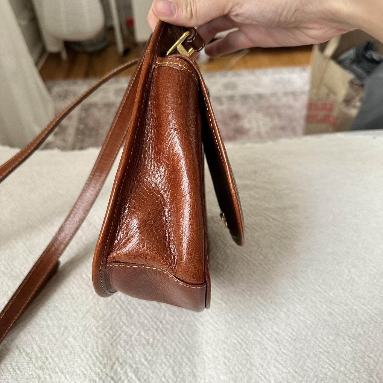 Rappi brown leather cross body bag Boho... - Depop