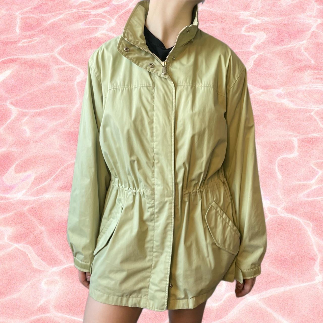 Pacific trail Vintage green jacket with zipper and... - Depop