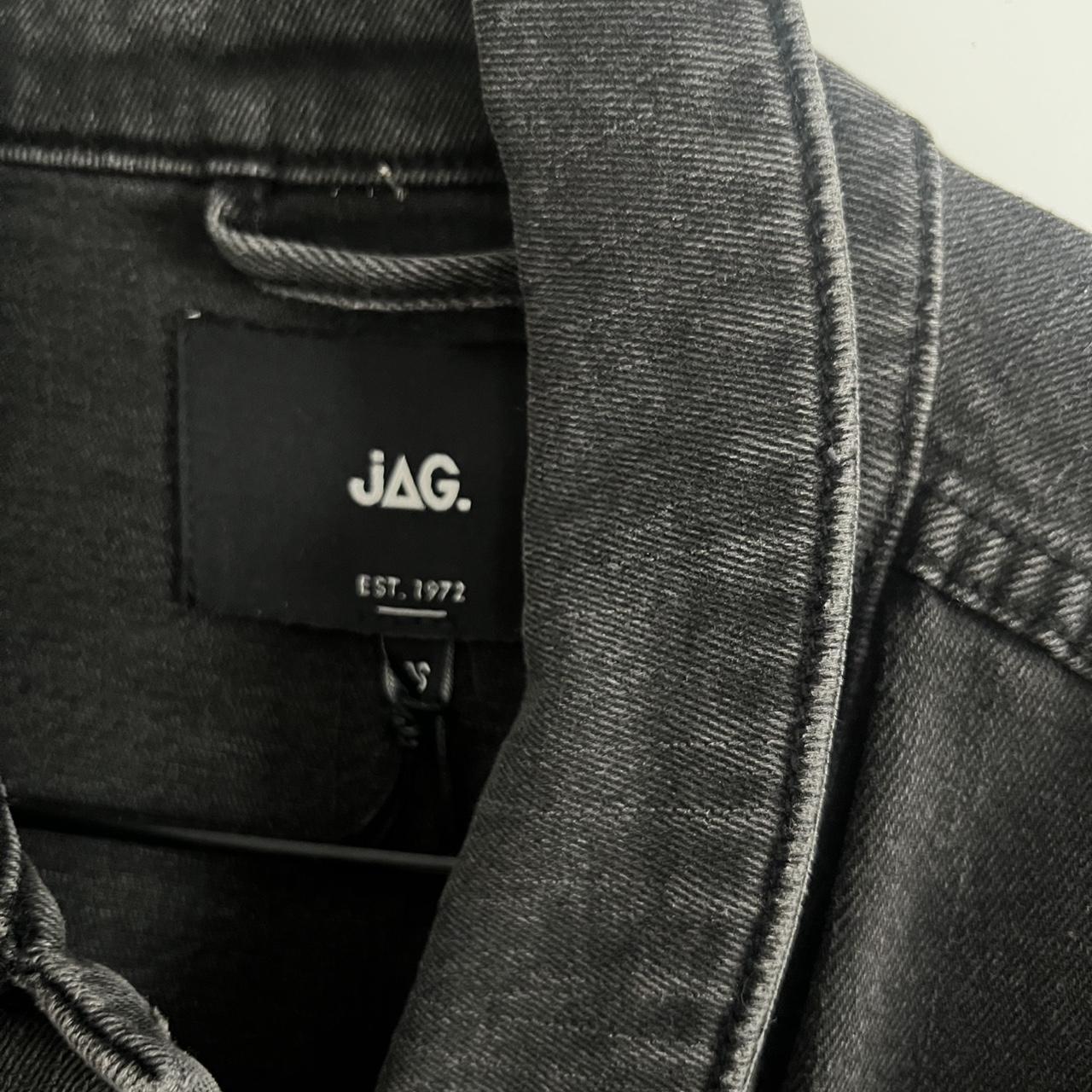 JAG brand new with tags Black Denim Jacket RRP... | Depop