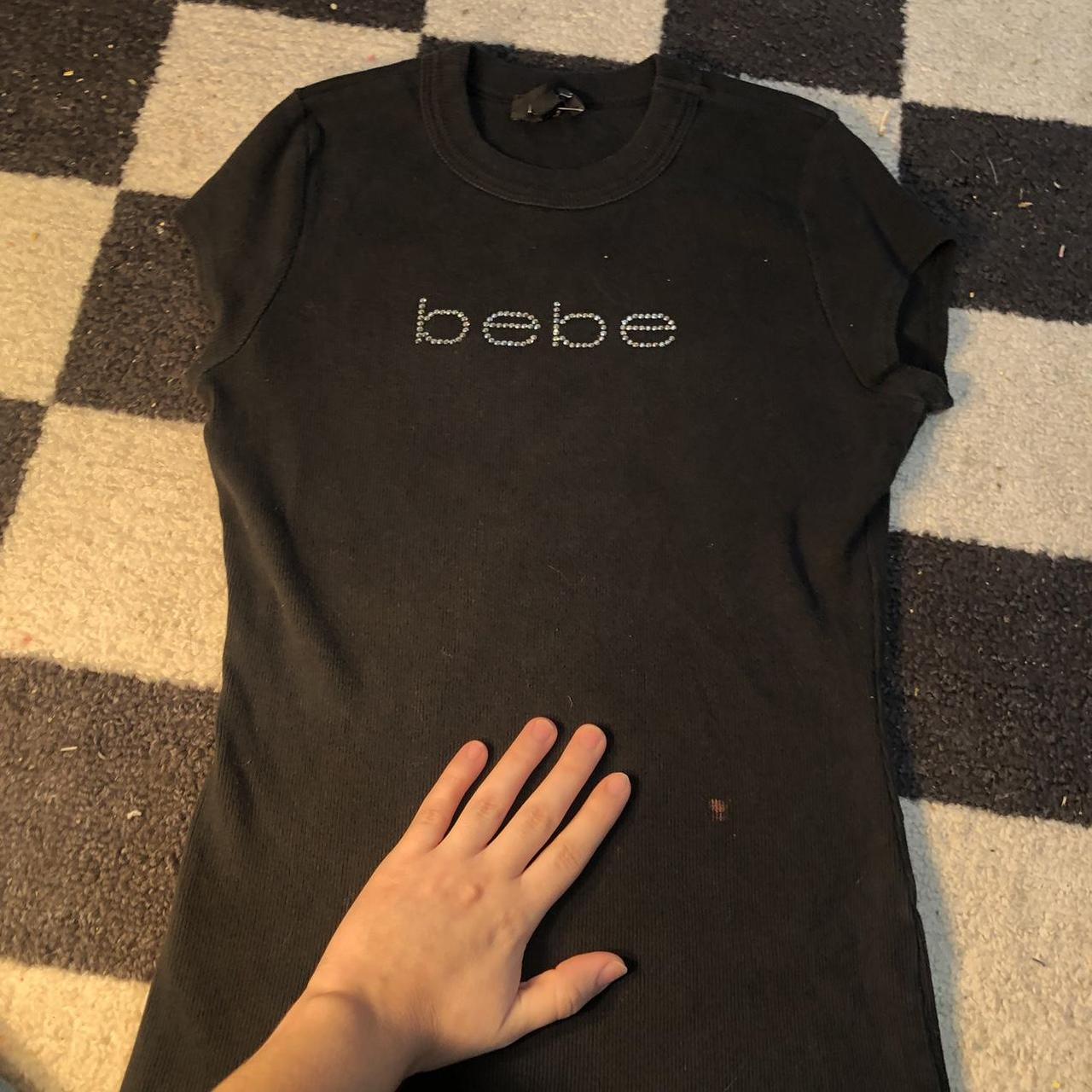 Really cool casual Bebe tee! Tag says large but she... - Depop