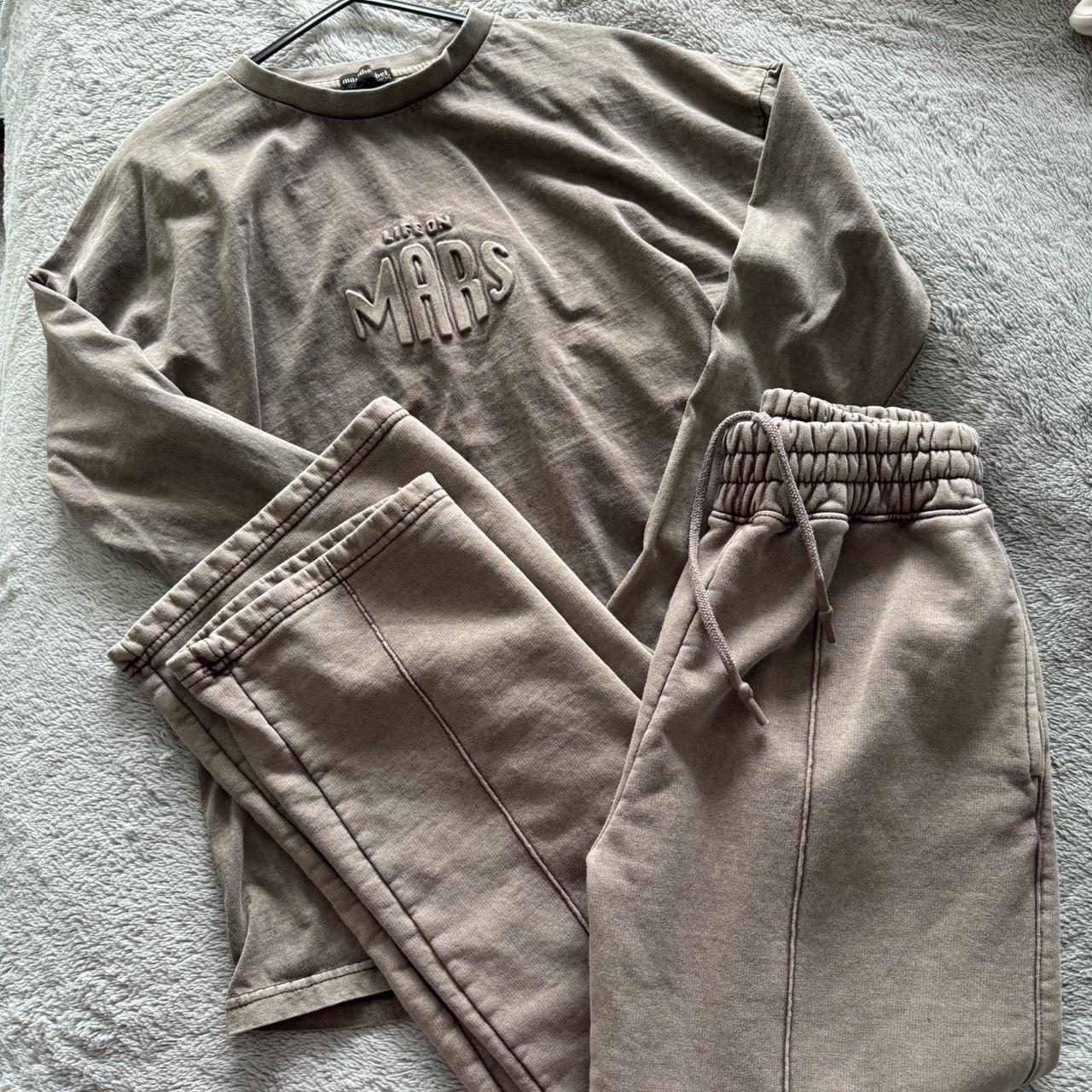 Mars the label brown set Long sleeve top size... - Depop