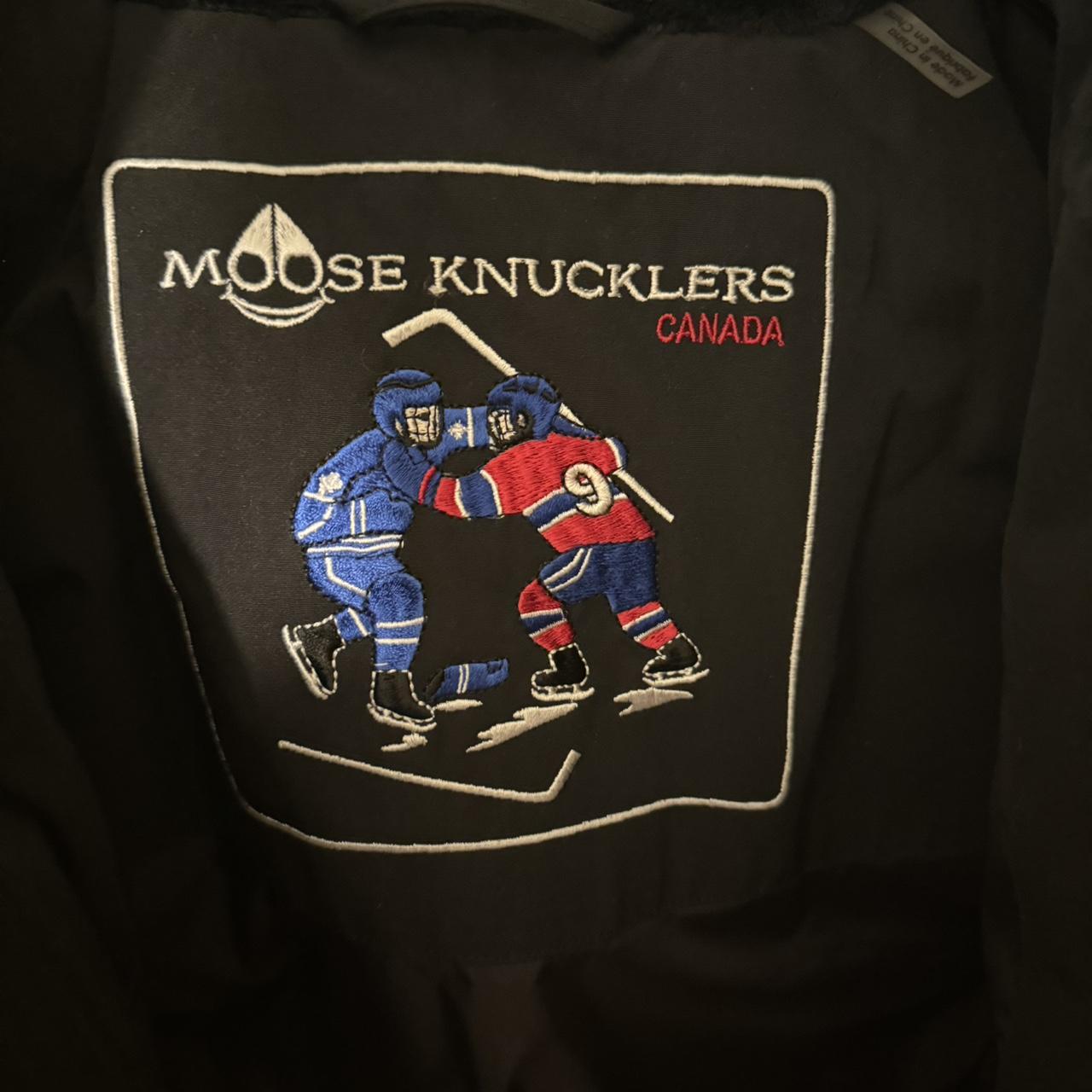 Moose knuckles coat Kids XL but fits a small/medium... - Depop