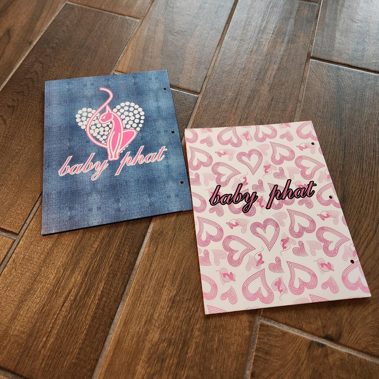 2000s Baby phat 2 folders Never been used - Depop