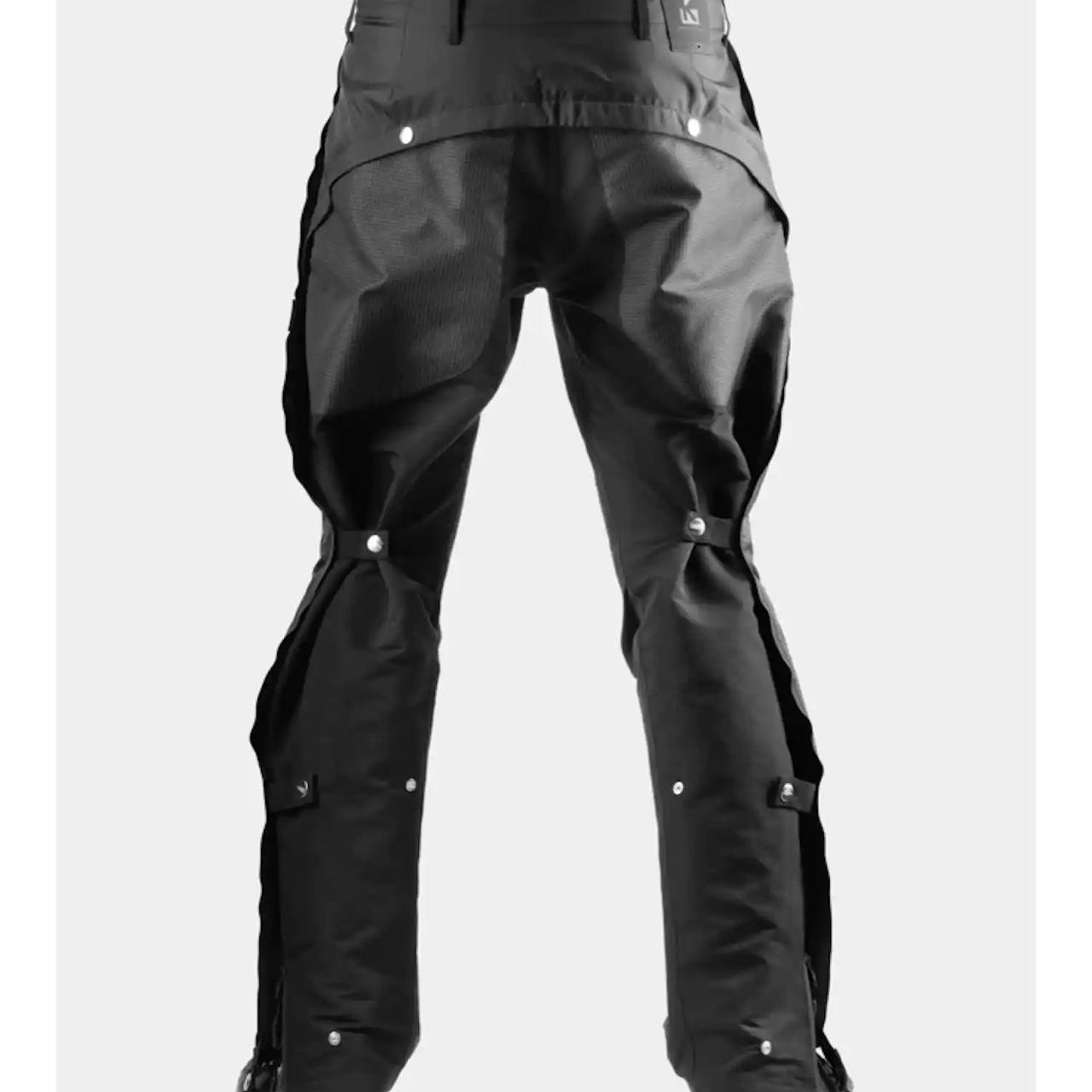 Black techwear cyberpunk tactical pants Guerrilla... - Depop