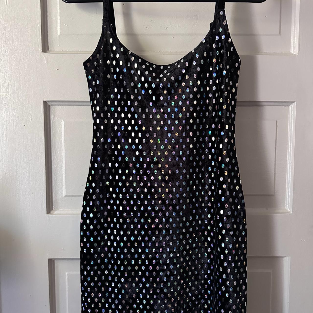 Vintage 90/2000s Club Party Dress Disco Made in the... - Depop