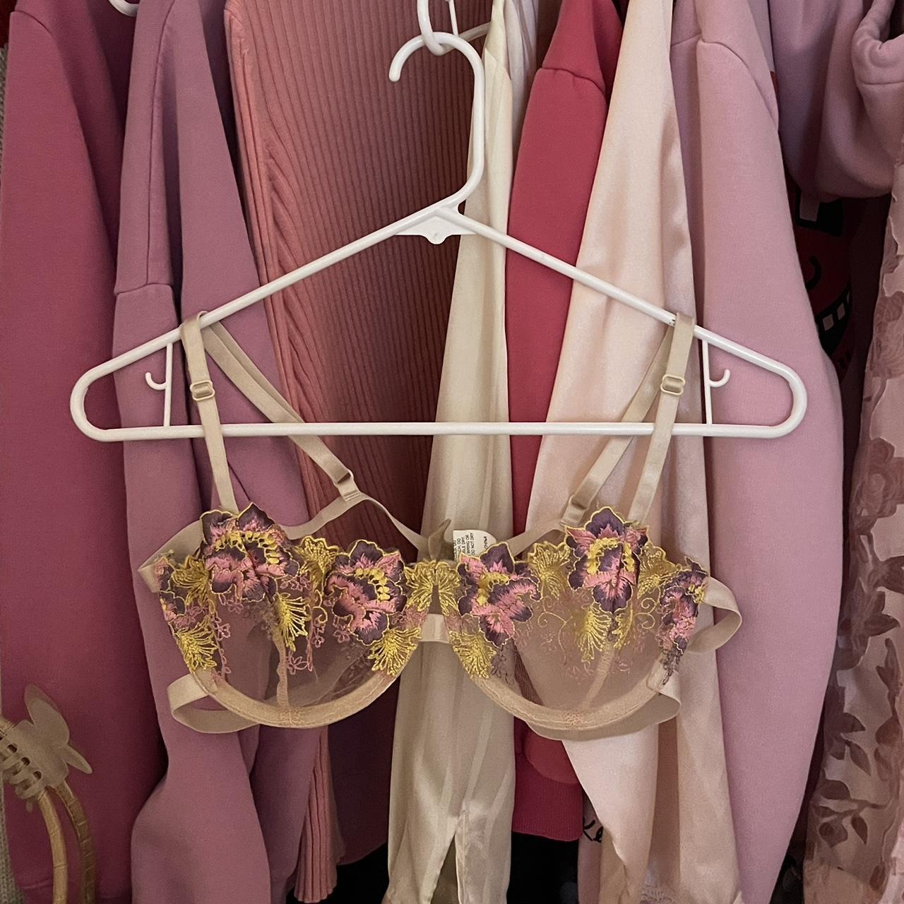 Flower Lace See Through Braππ·π»πΈ Depop