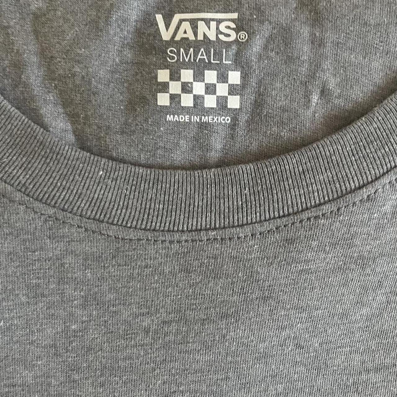 Light grey and pink Vans long sleeve Very comfy... - Depop