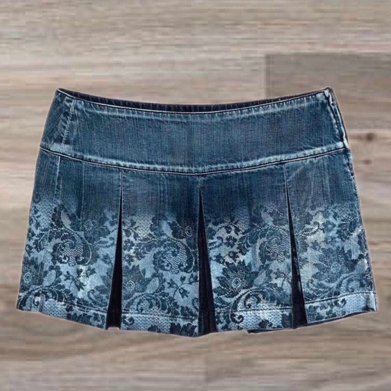 Killah denim pleated mini skirt Sister brand to... - Depop