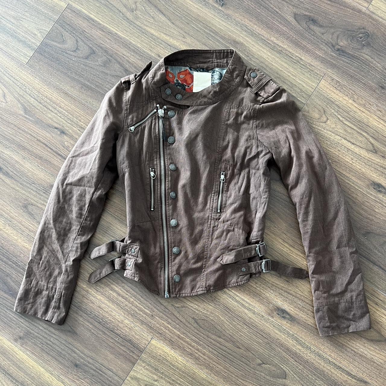 Vintage Diesel cargo jacket. Adjustable buckles on... - Depop