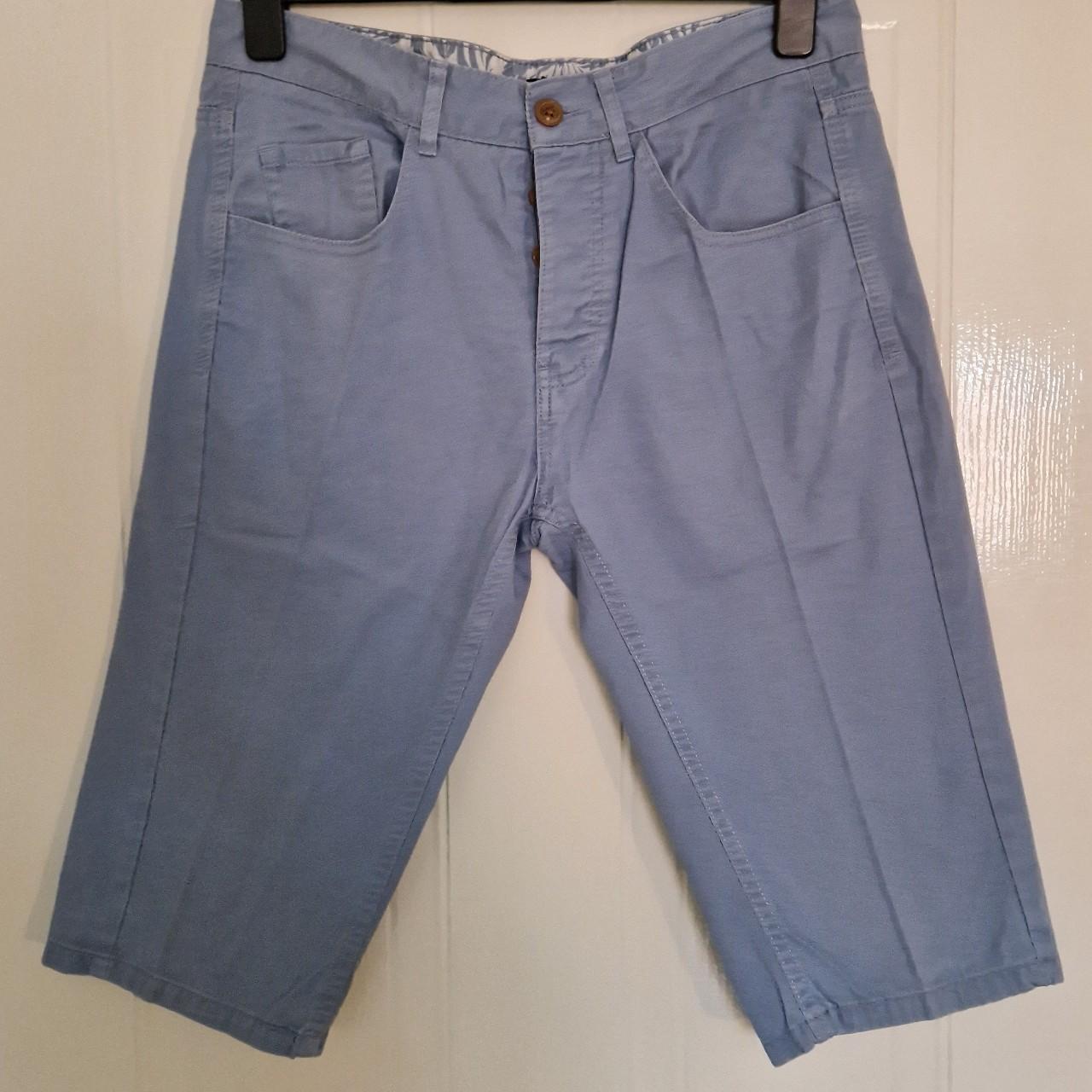 Mens Primark 32 inch waist casual pale blue long... - Depop