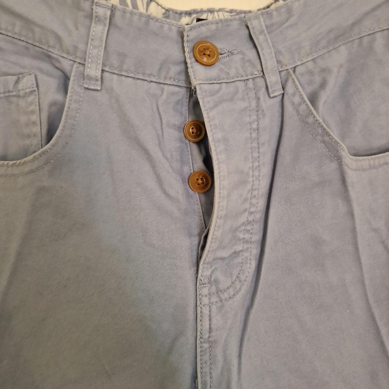 Mens Primark 32 inch waist casual pale blue long... - Depop