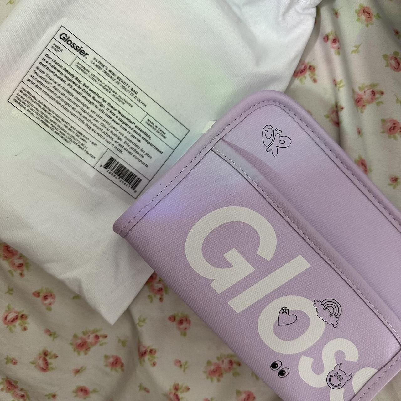 olivia rodrigo x glossier mini bag super cute, comes... - Depop