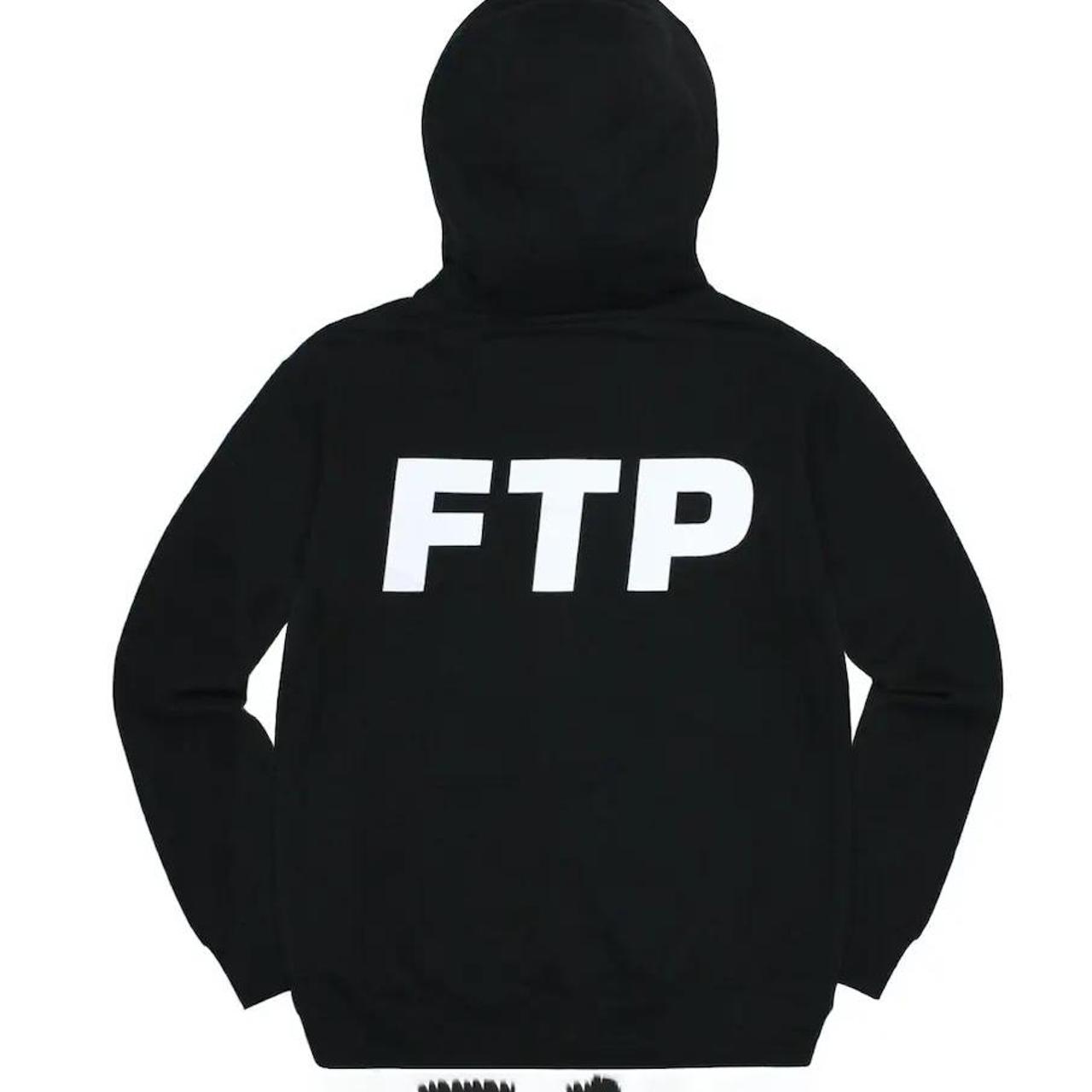 FTP zip up black jacket in size Small! - Depop