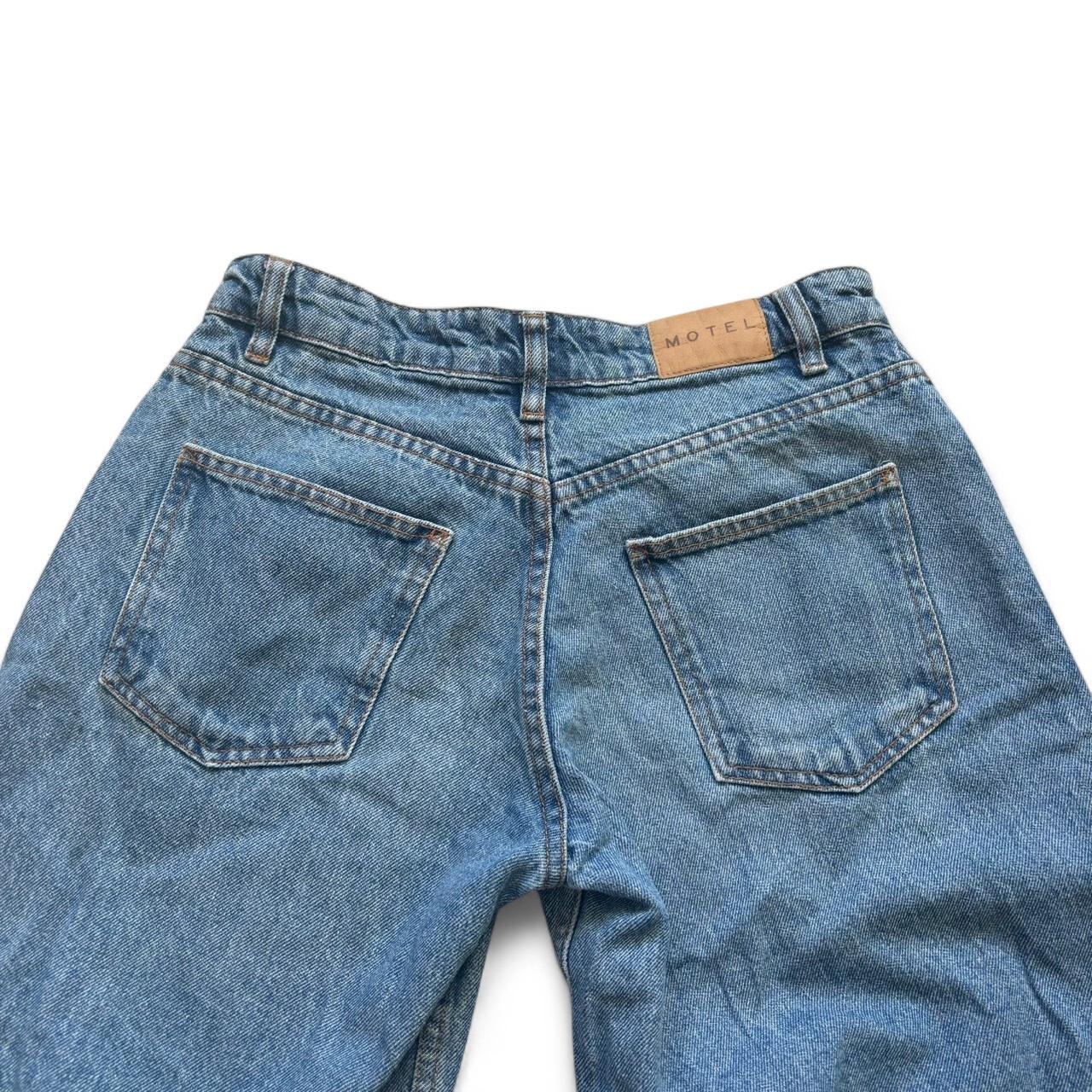 Motel Rocks parallel low rise jeans in blue... | Depop