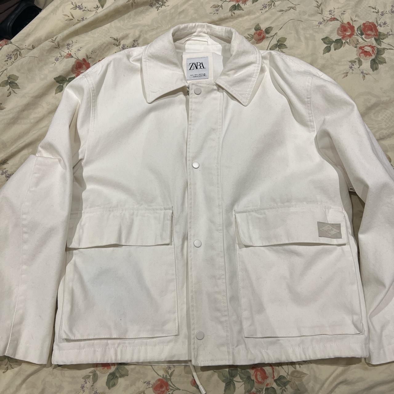 ZARA WORKWEAR JACKET - WORN TWICE, NO STAINS OR... - Depop