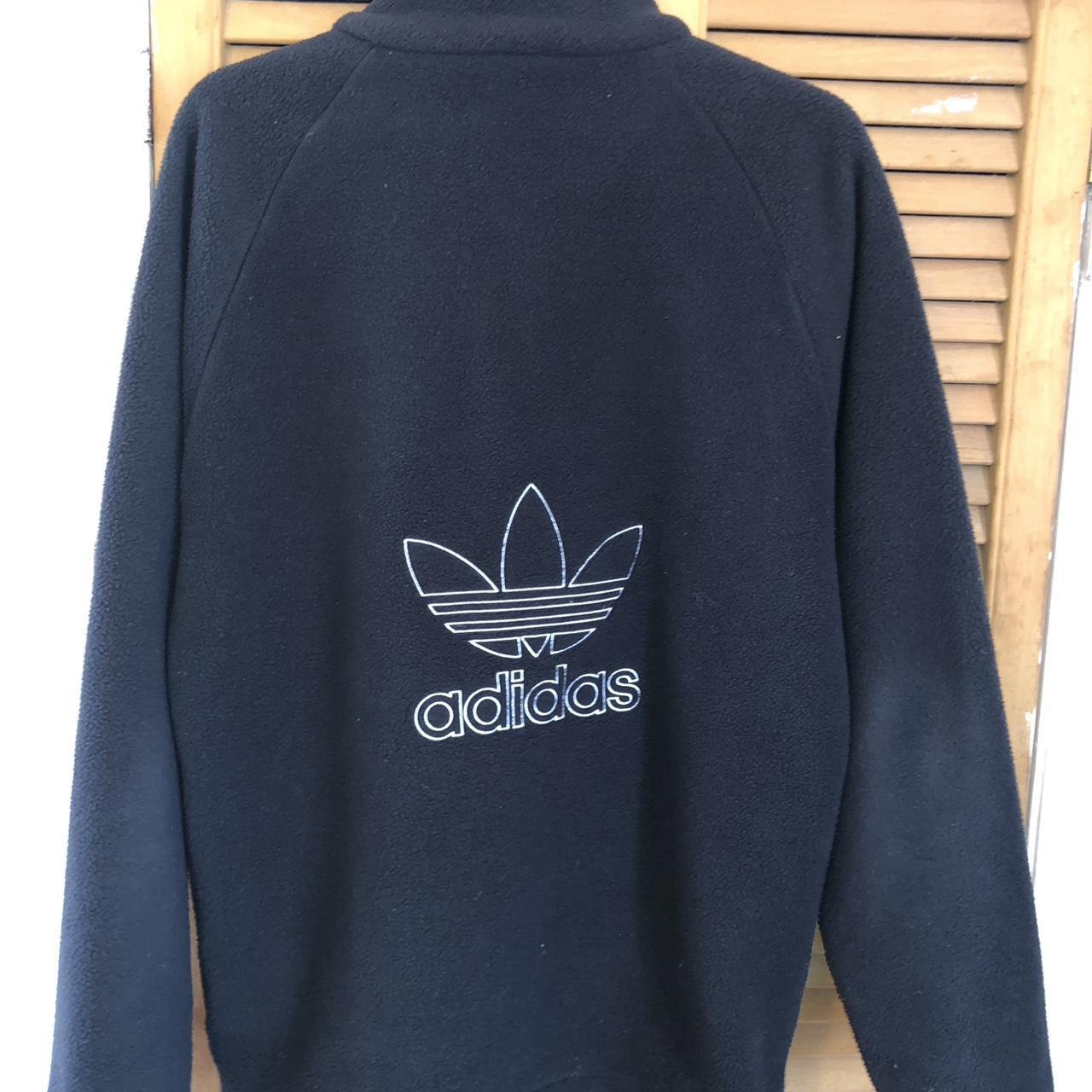 ADIDAS ORIGINALS 1/4 ZIP FLEECE warn handle of... - Depop