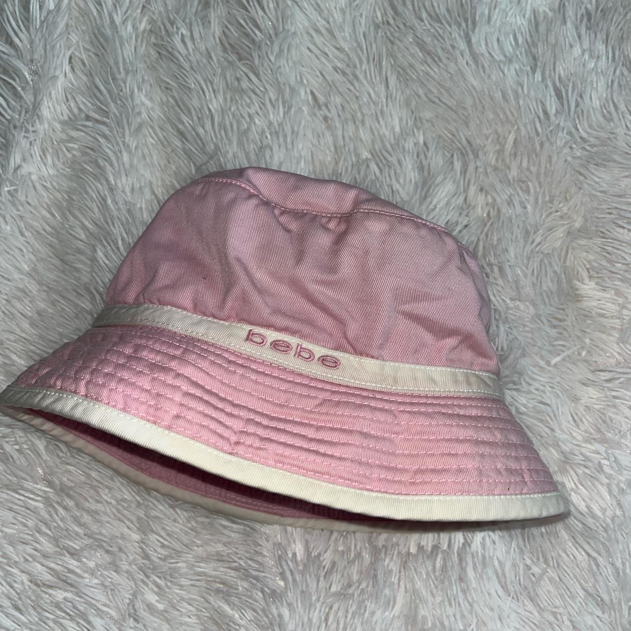 iconic pink bebe bucket hat 💗 worn only... - Depop