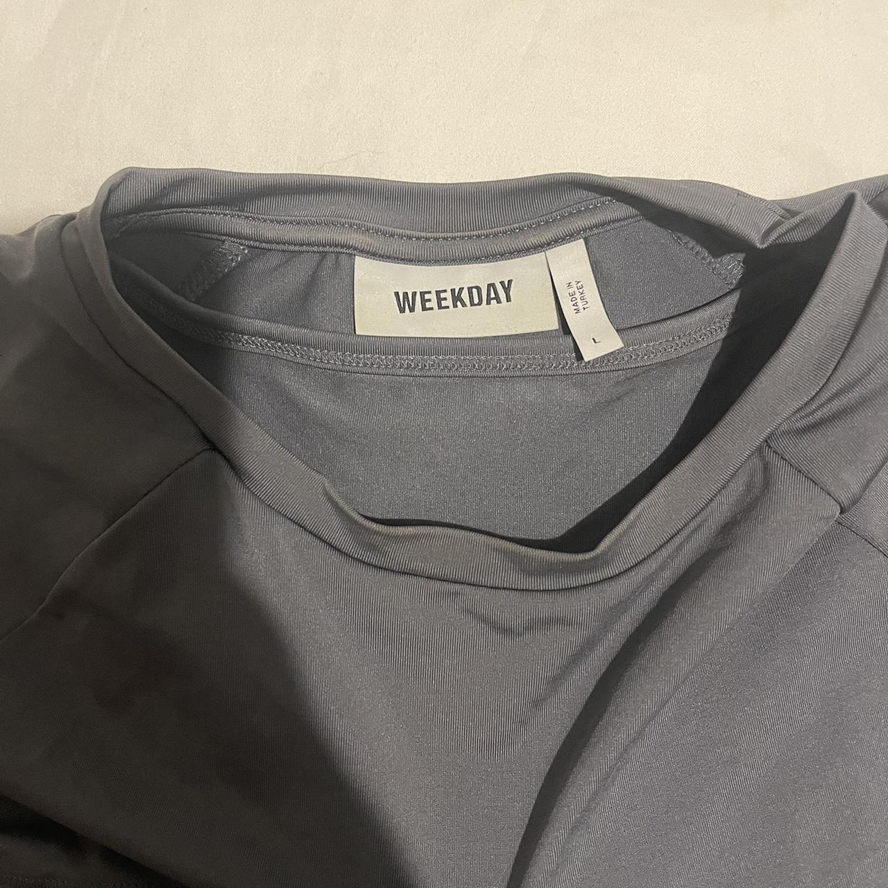 weekday asymmetric multi way long sleeve top Two... - Depop