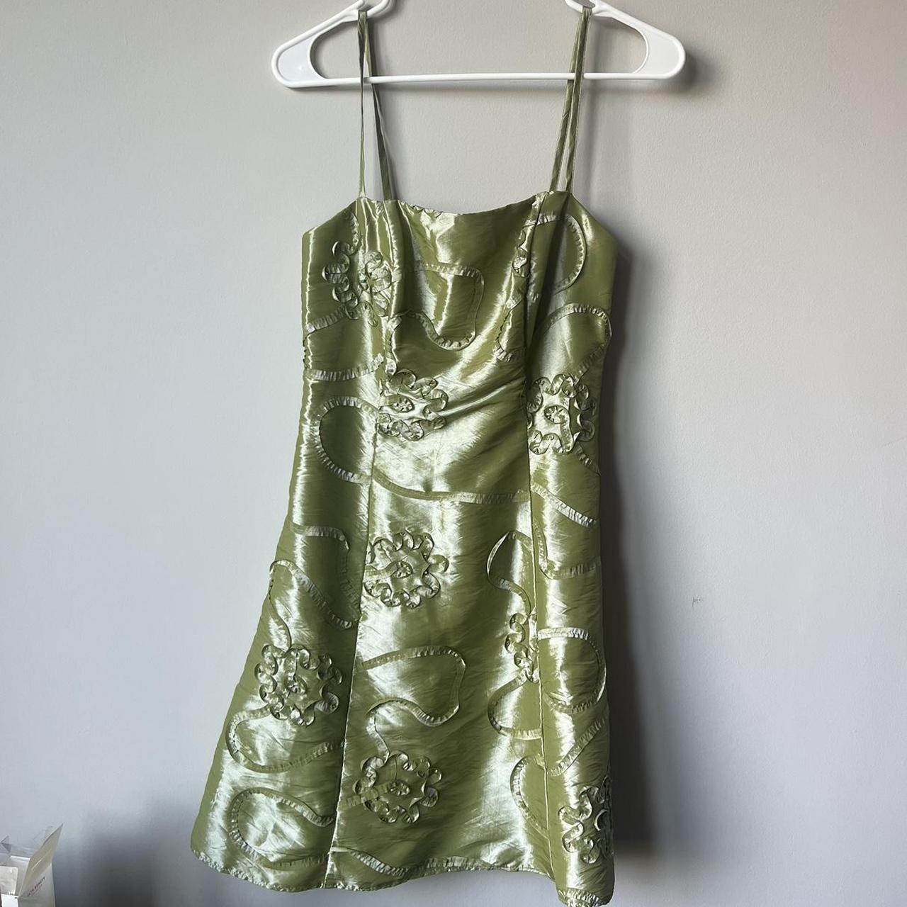 Jessica McClintok Green Dress Love this designer,... - Depop