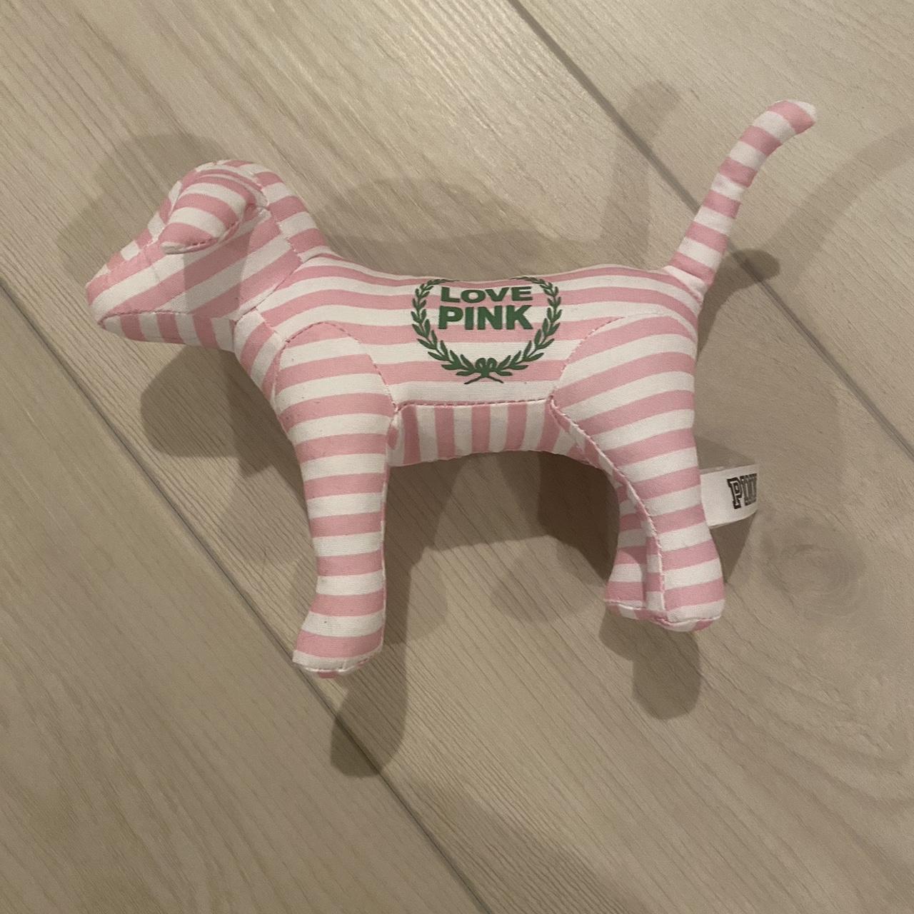 Victoria’s Secret Pink dog mini. Pink and white... - Depop