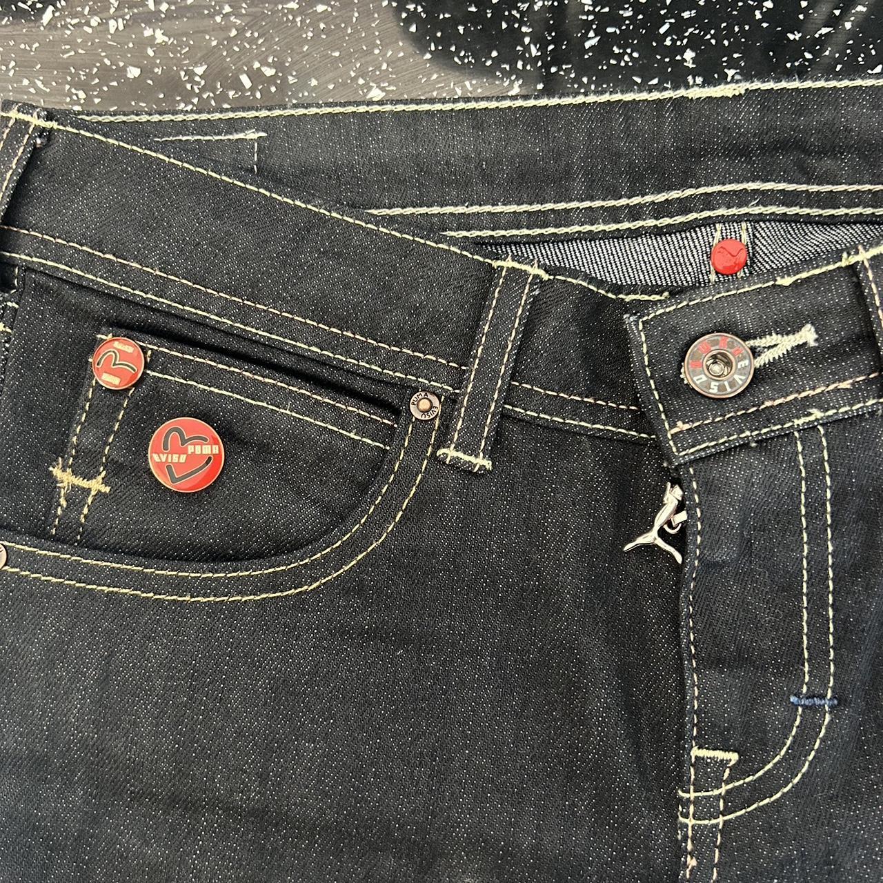 Evisu jeans x puma Straight leg low waisted W28 l... - Depop