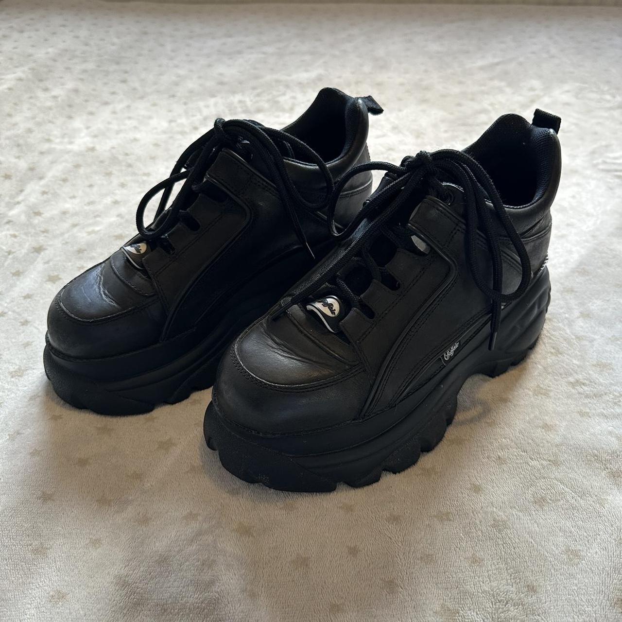 Buffalo London black platform shoes Worn a couple of... - Depop