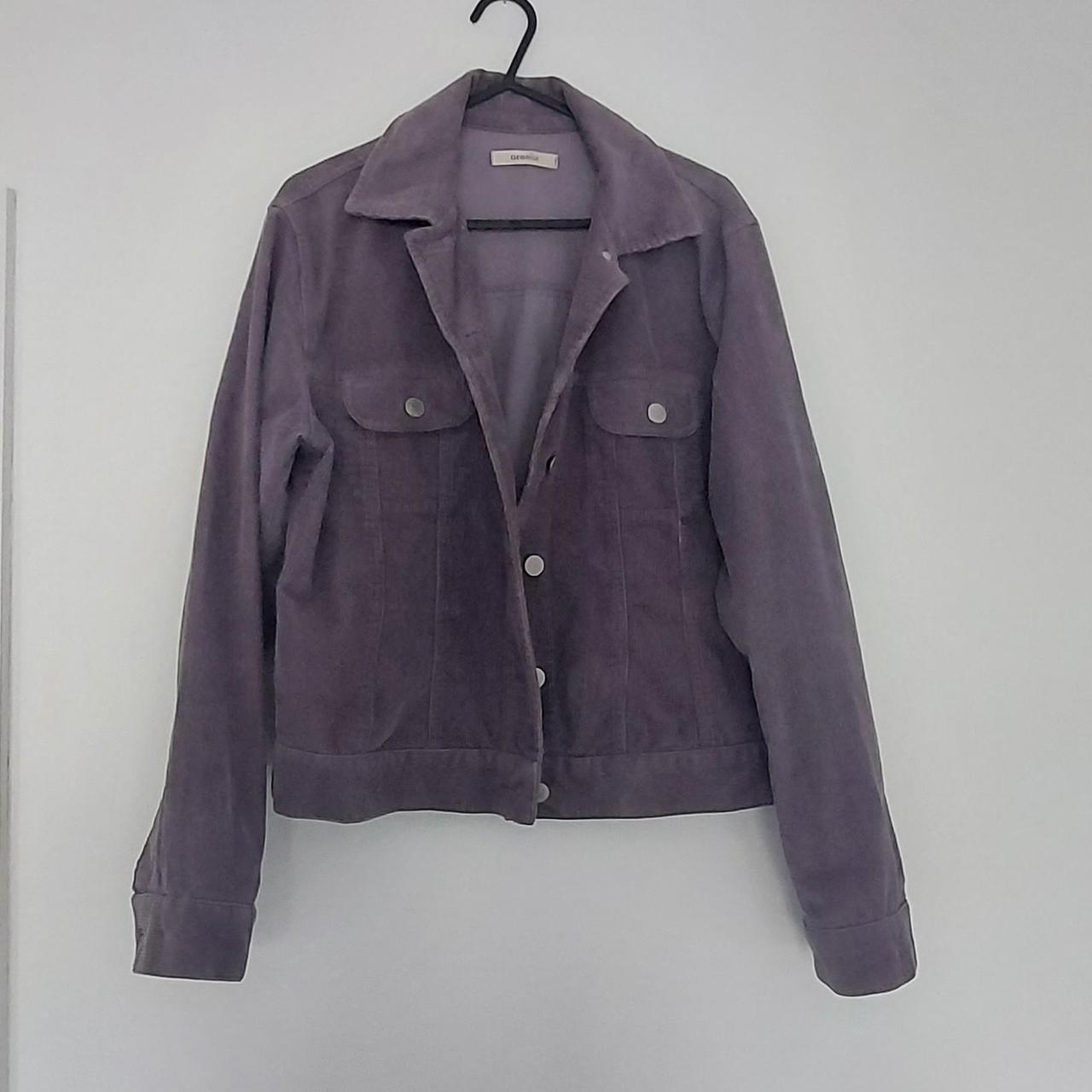 Purple cord jacket Worm but great condition 6-8 - Depop