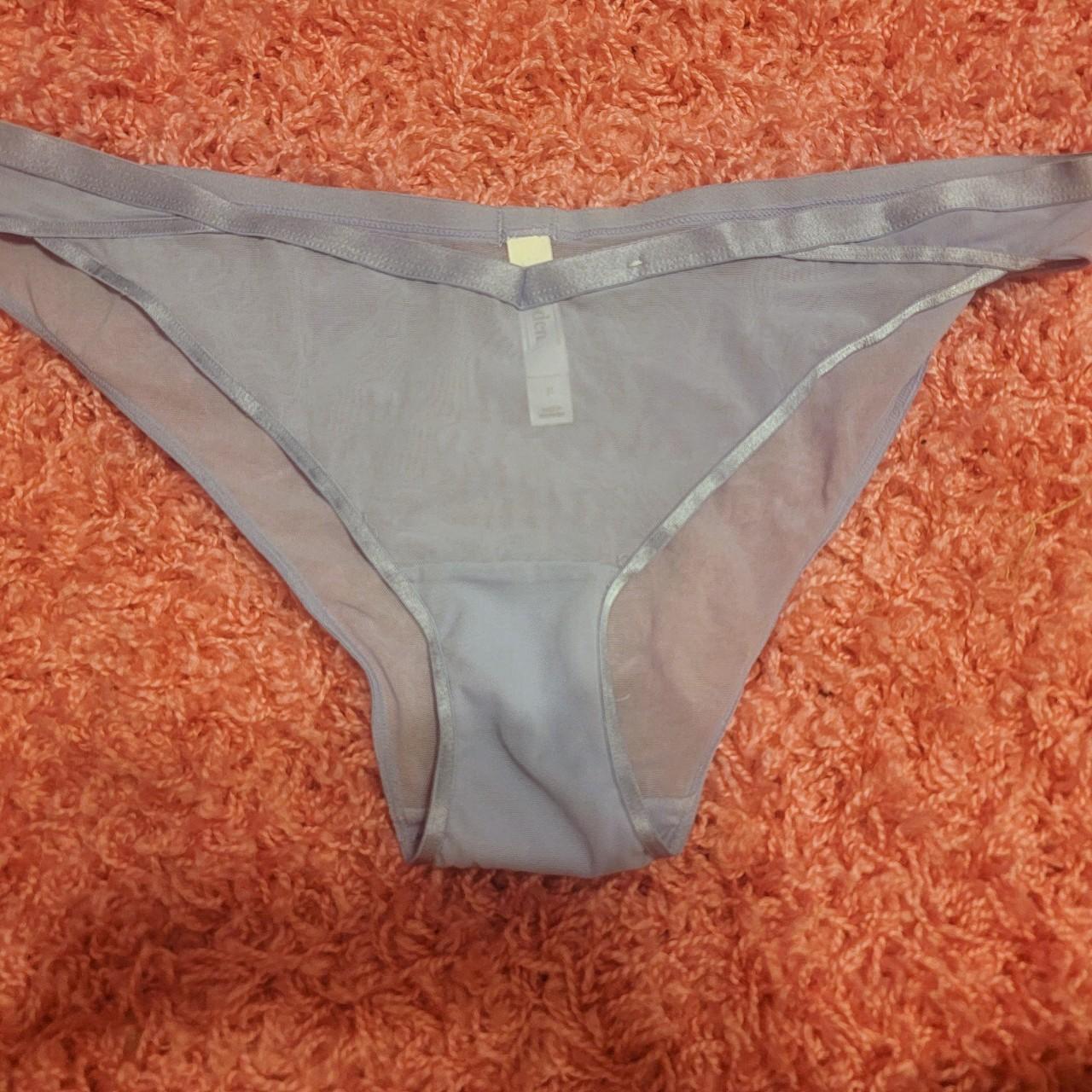 light blue thong, size XL dm me on twitter... - Depop