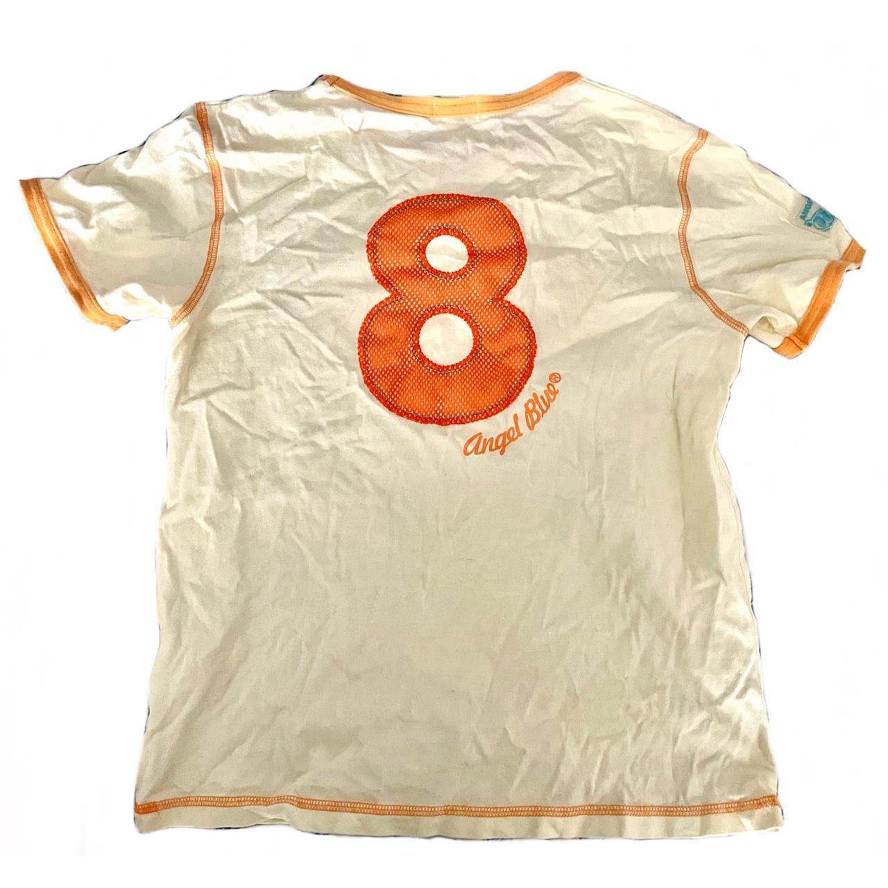 angel blue japan ringer top / baby tee. listed as a... - Depop