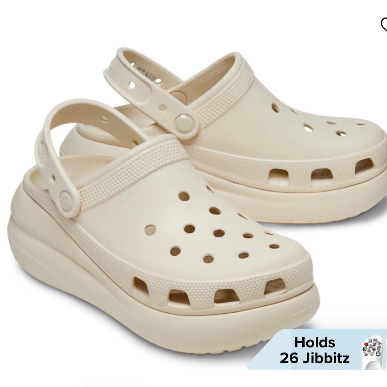 Bone Platform Crocs Light wear - Depop