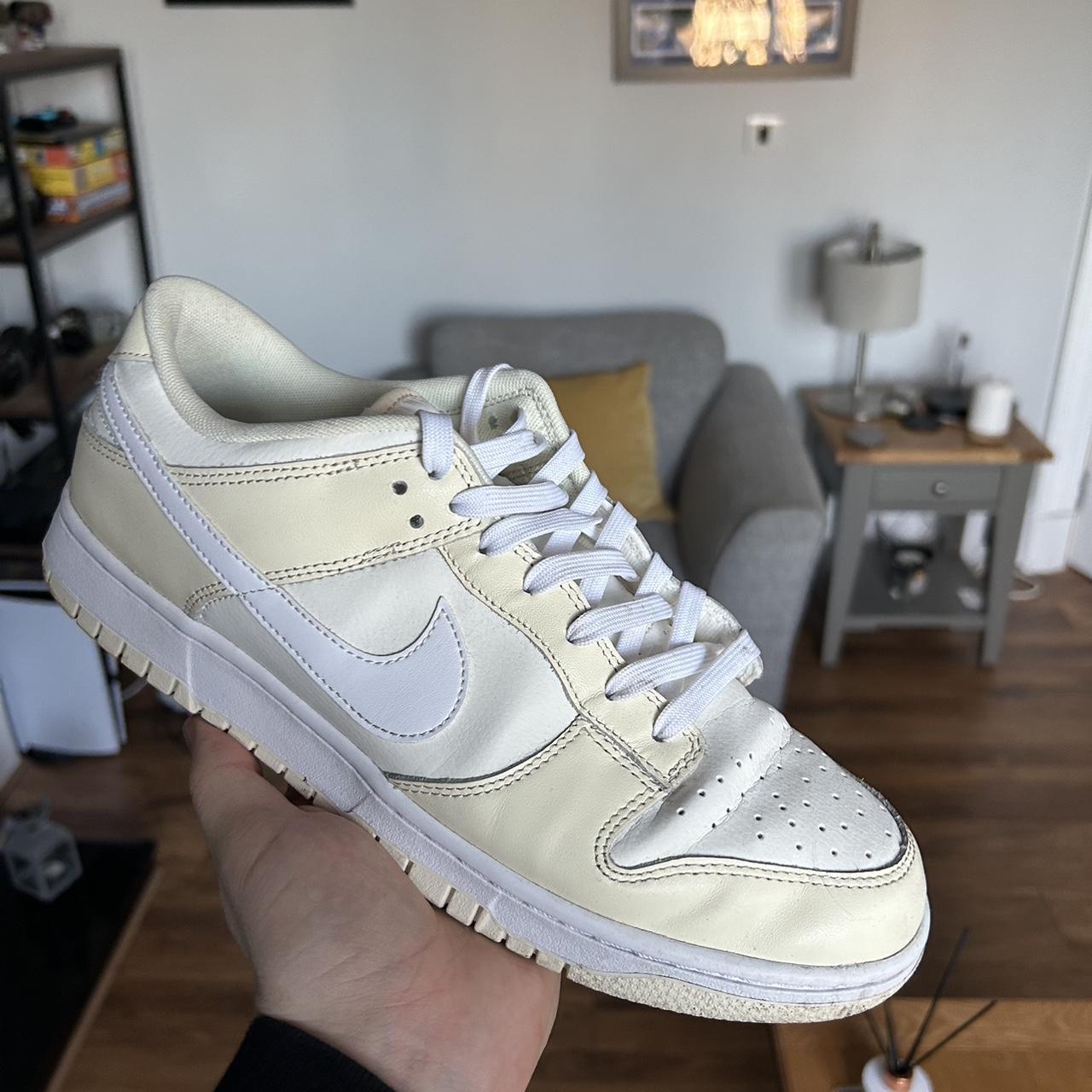 Cream /coconut milk Nike dunks bought from Stock X.... - Depop