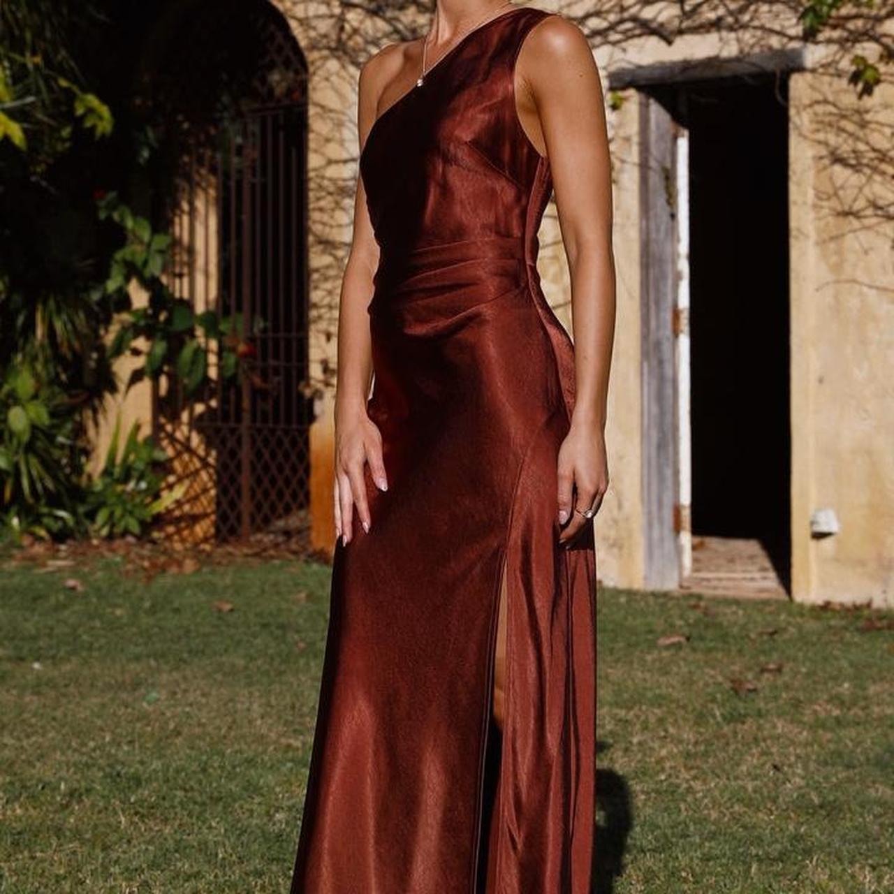 🐞 Billy J Victoria Dress 🐞 Rust Size 8 RRP... - Depop