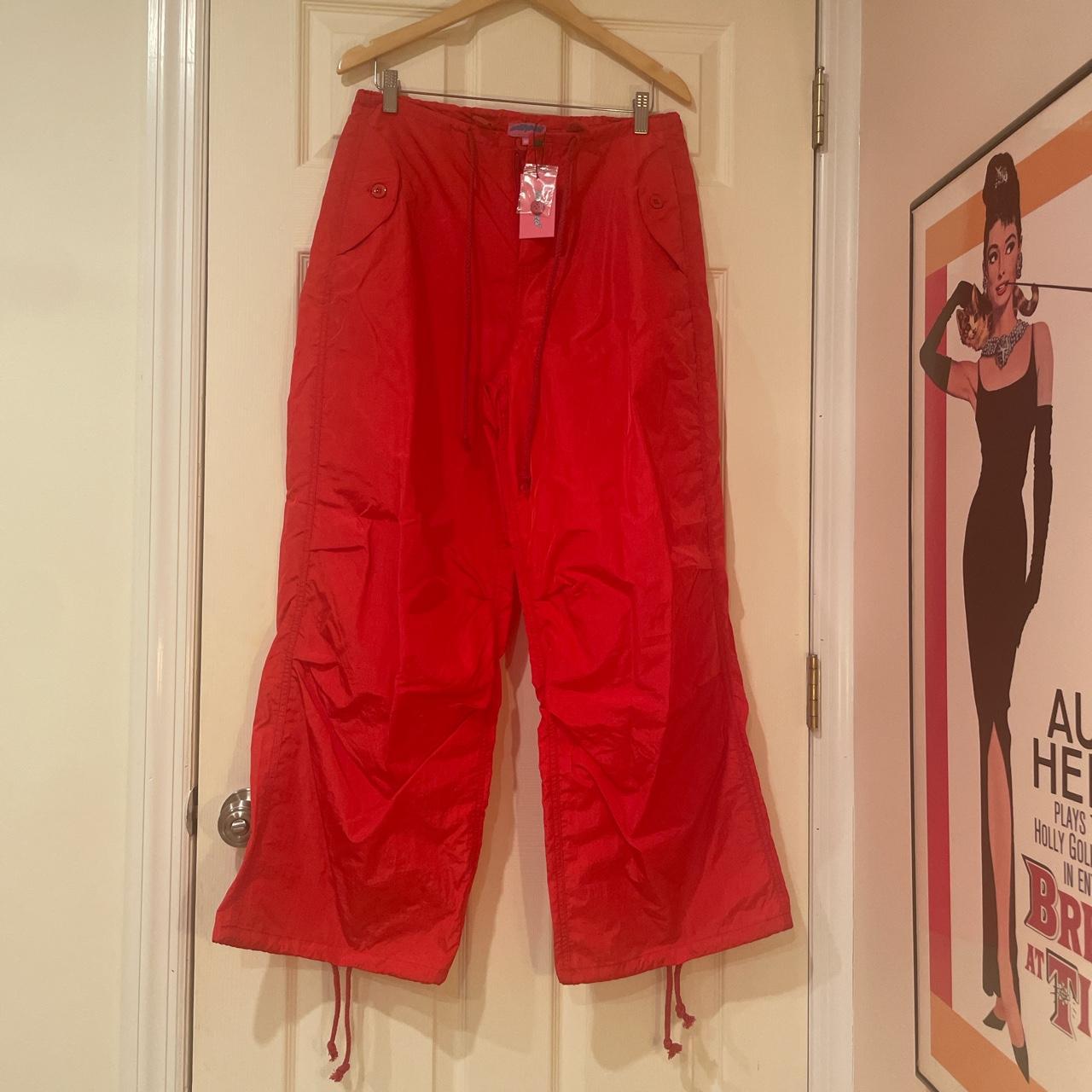 Edikted Women's Red Bottoms | Depop