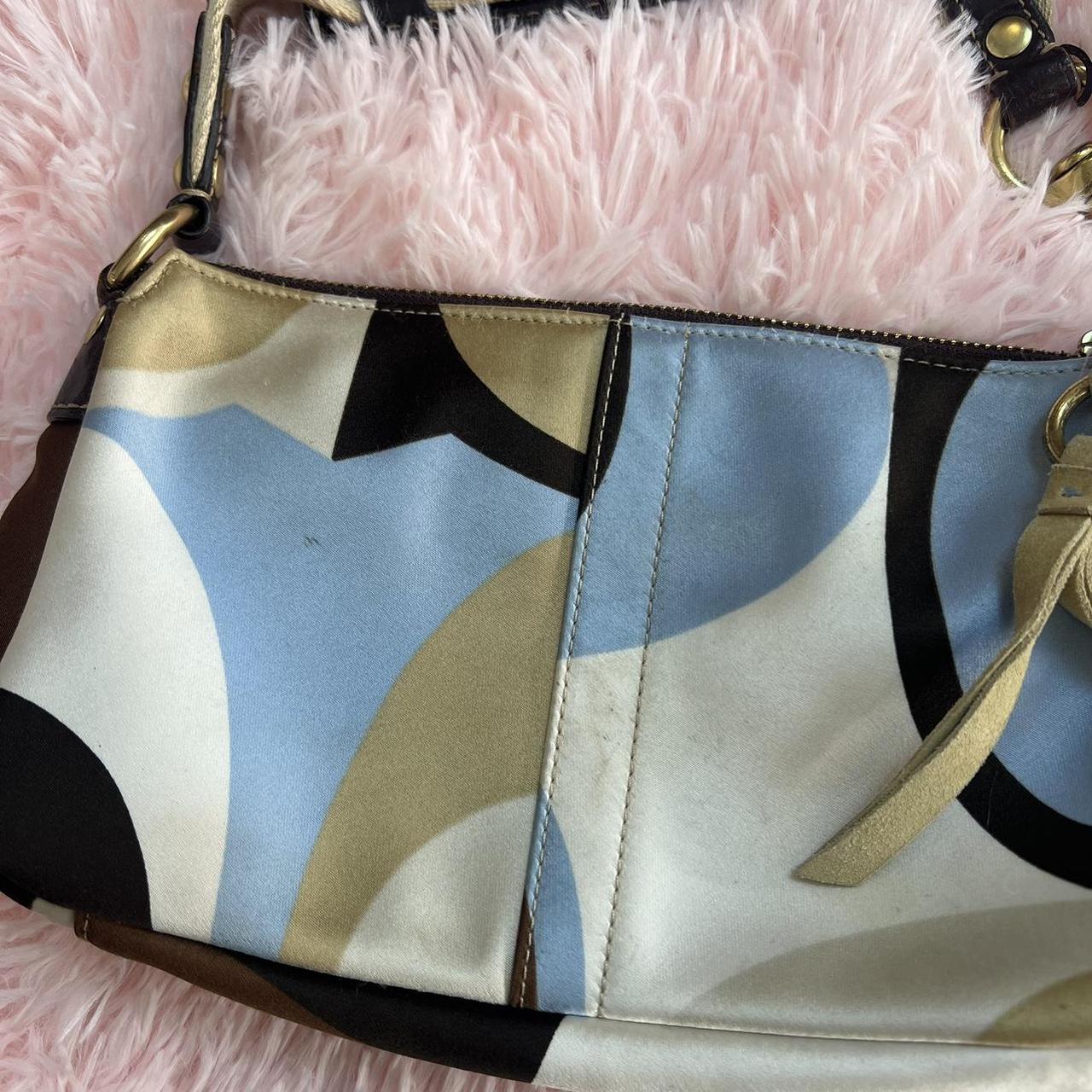 abstract coach mini bag & wristlet super cute!... - Depop