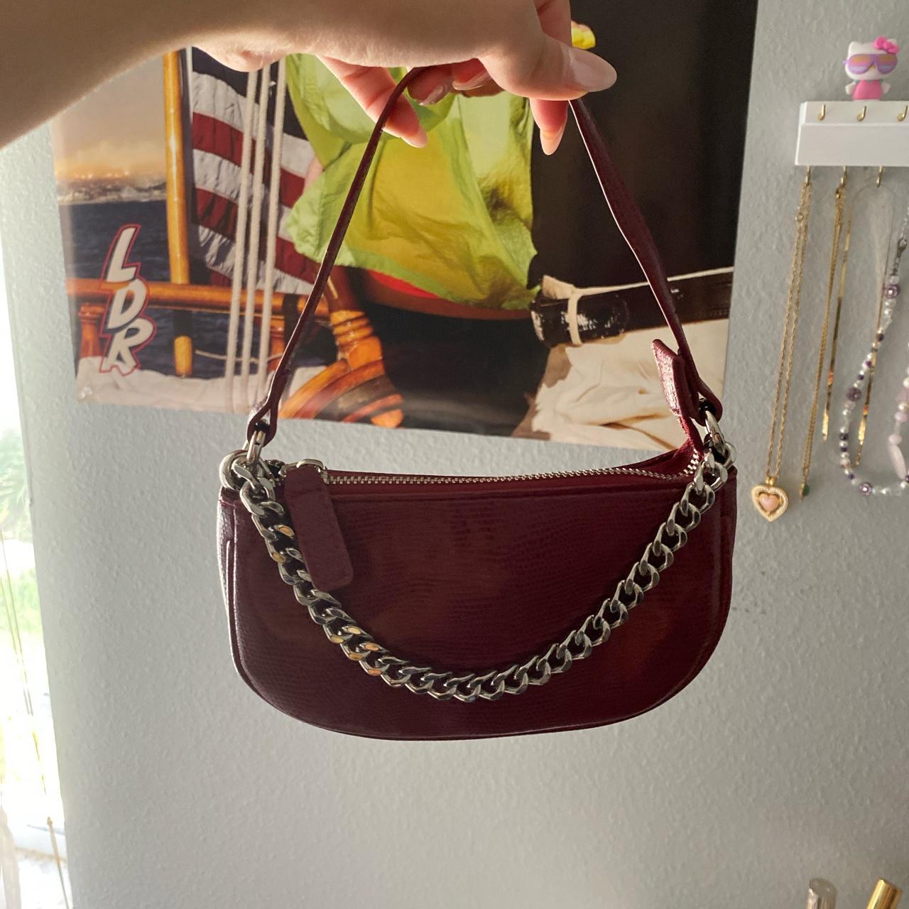 Urban Outfitters, red, leather purse repoping bc... - Depop