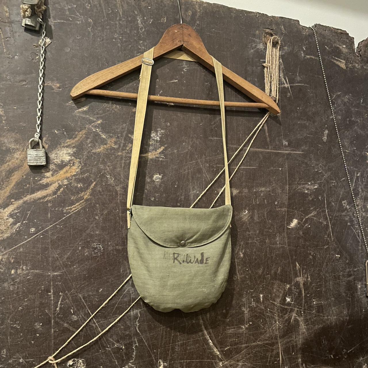 Vintage 1940s HBT Boy-scout Bag The cutest little... | Depop